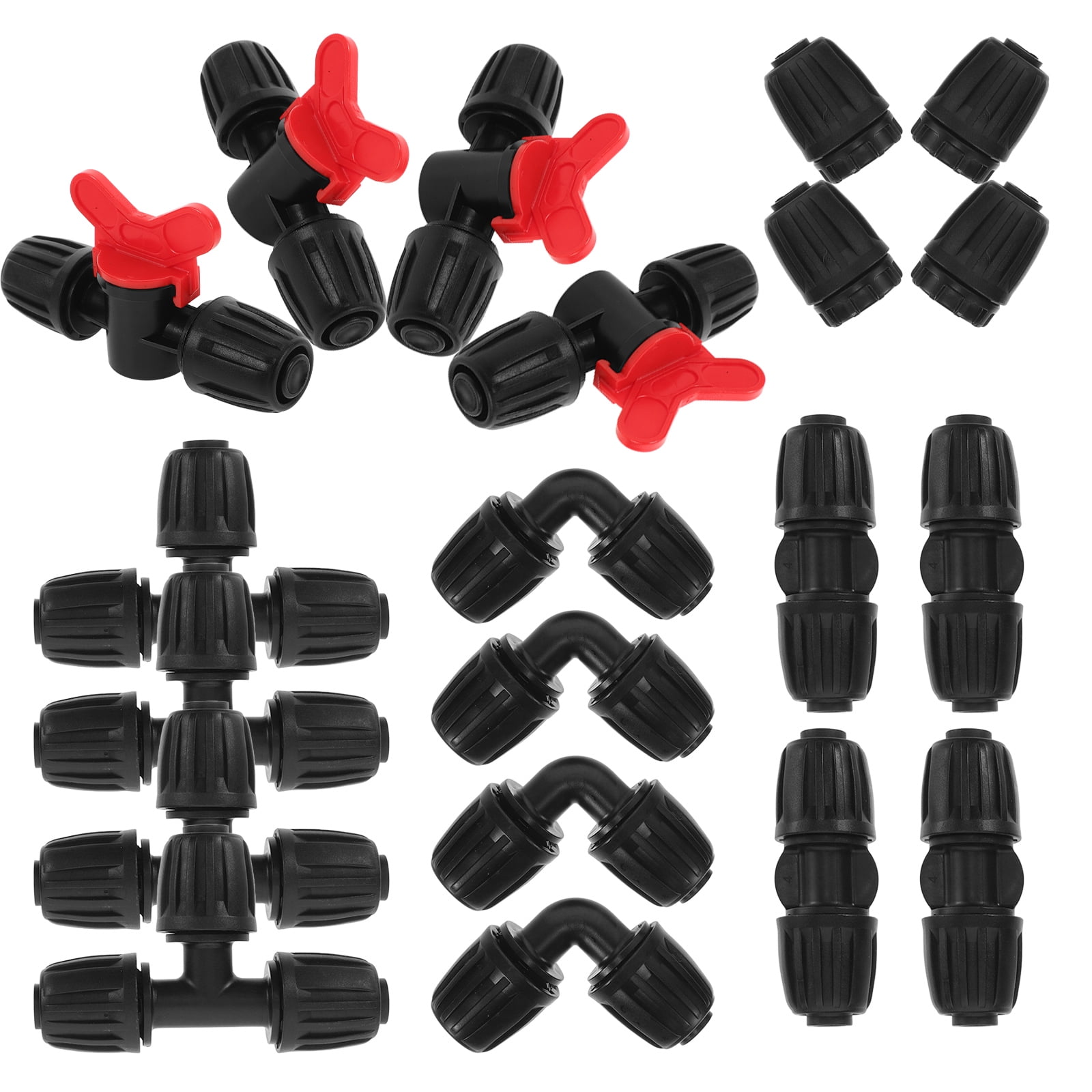 Masteelf 20 Pcs Drip Irrigation Connector Simple Nozzle Sprinkler ...