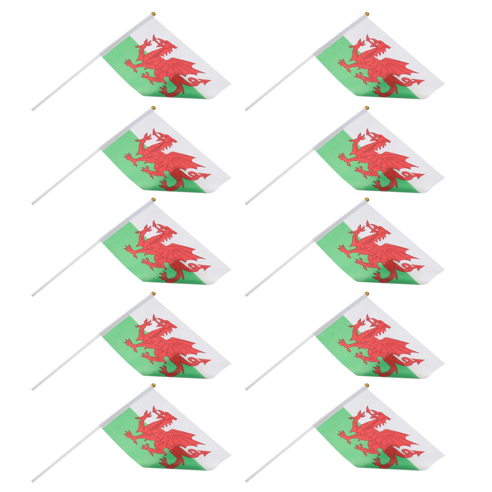 Masteelf 20 Pcs Hand Waving Flag Small Stick Mini Flags Miniature ...