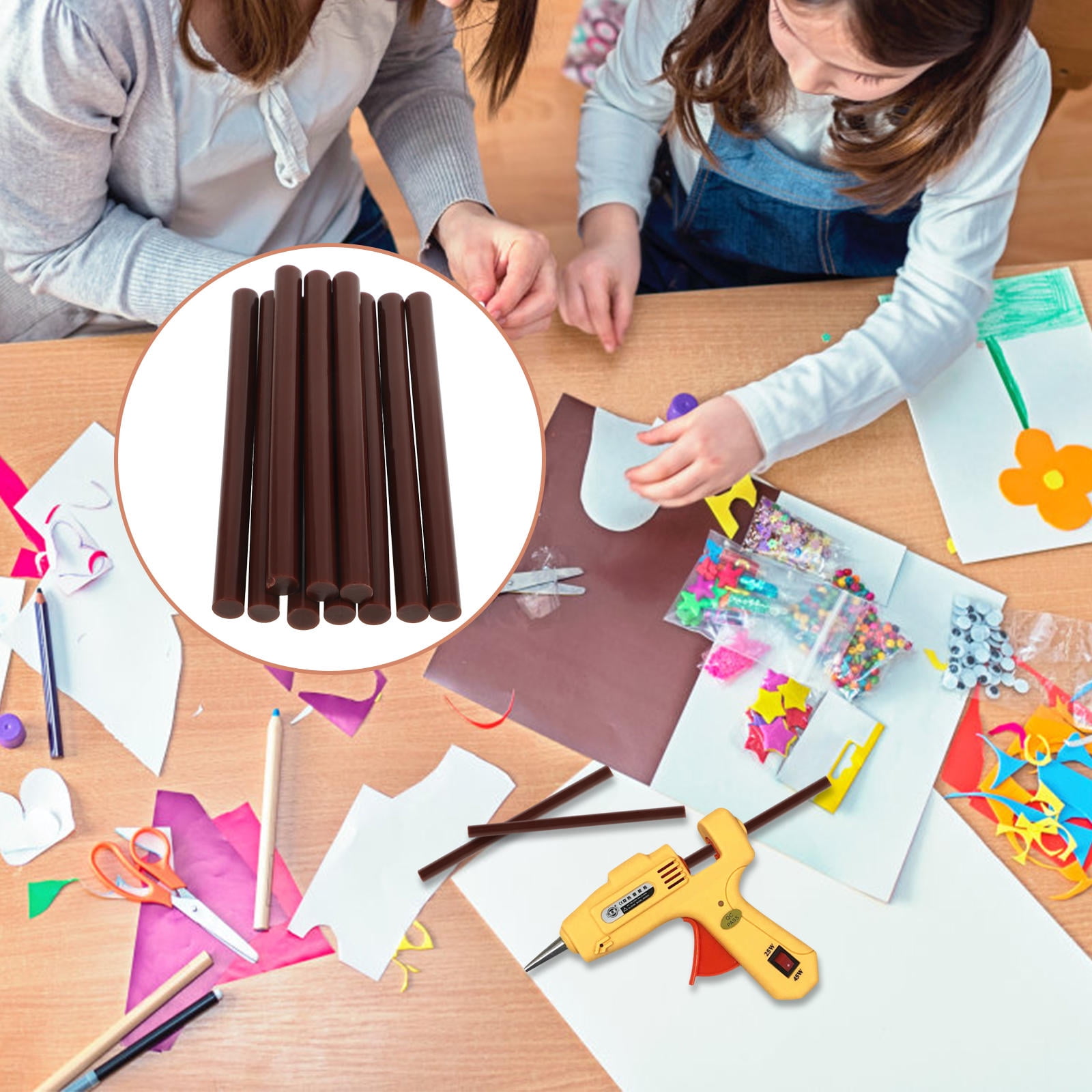 Masteelf 20 Pcs Jumbo Hot Melt Glue Stick Flexible Glue Sticks 10.00X0 ...