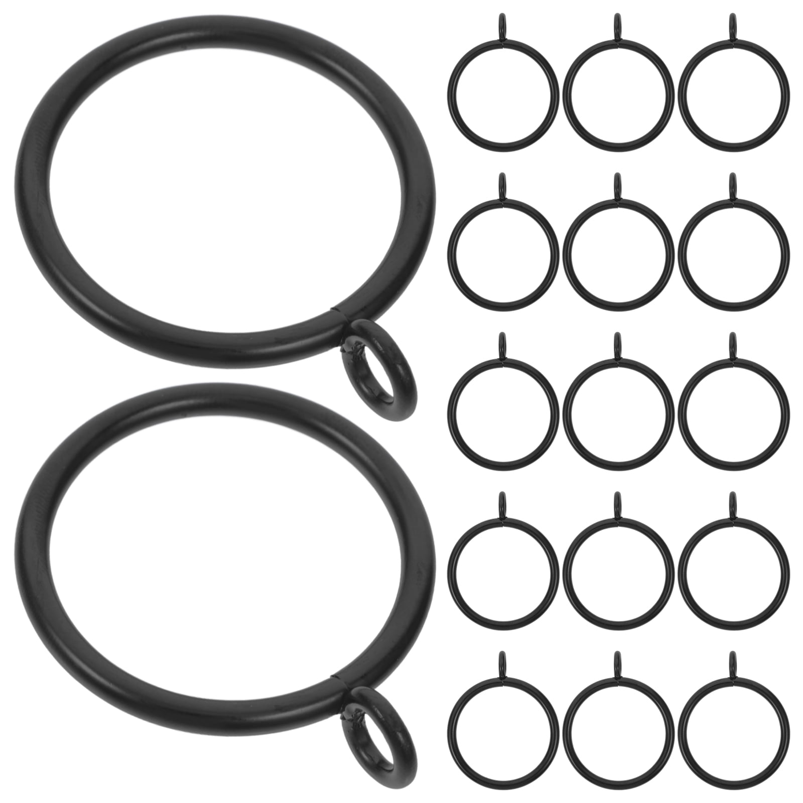 Masteelf 20 Pcs Metal Curtain Ring Decorative Shower Rings Circle with ...