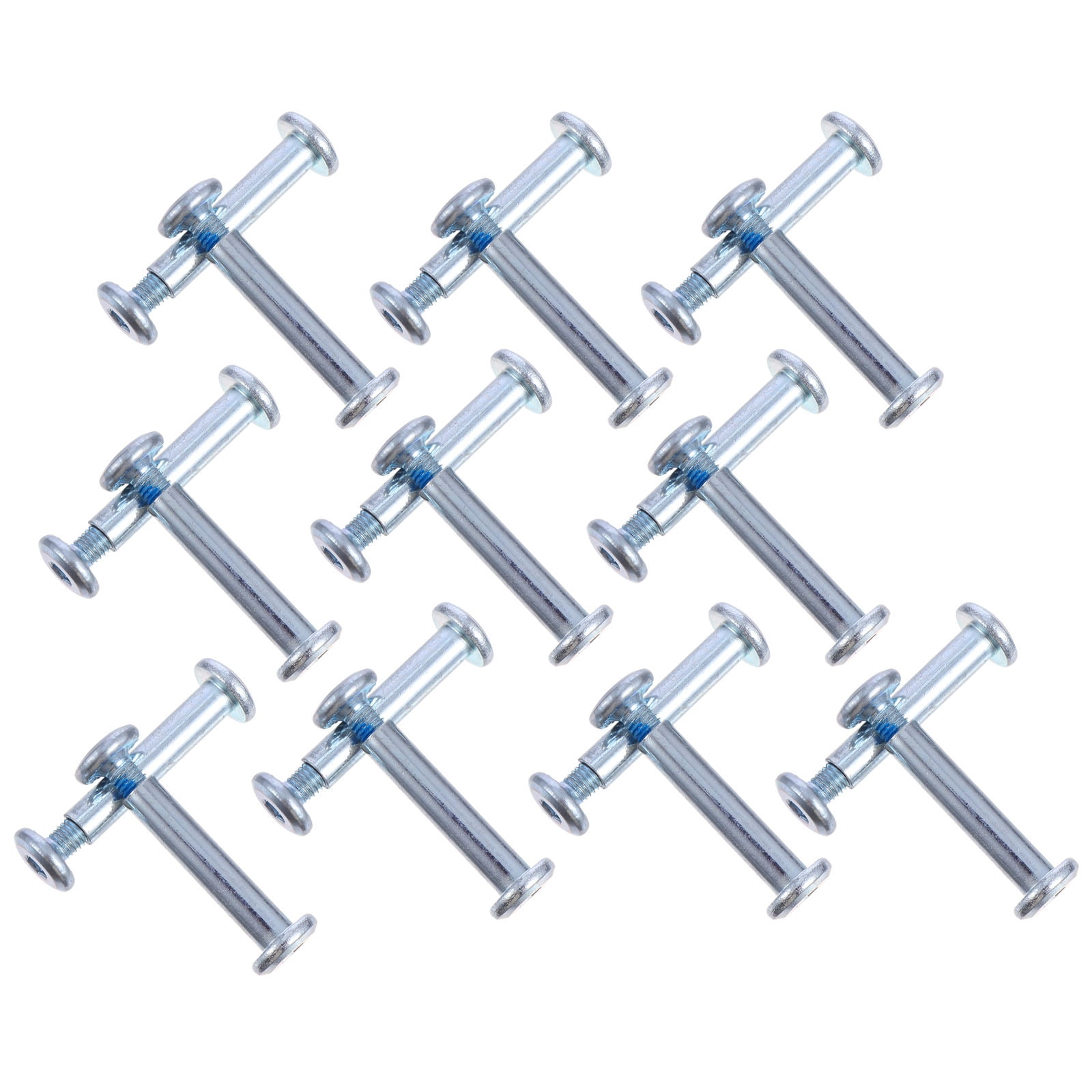 Masteelf 20 Pcs Metal Skates Wheel Screw Wheels Roller Toe Child Silver ...