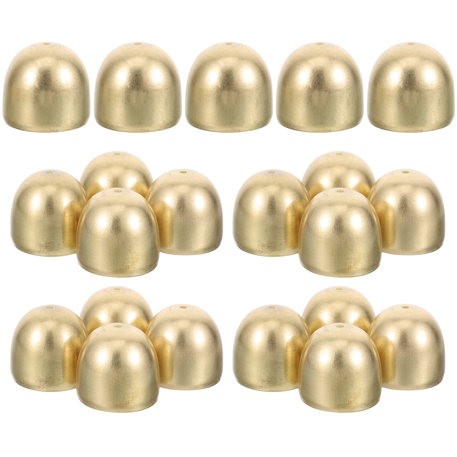 Masteelf 20 Pcs Mini Chimes Brass Bell Christmas Bells for Decoration ...