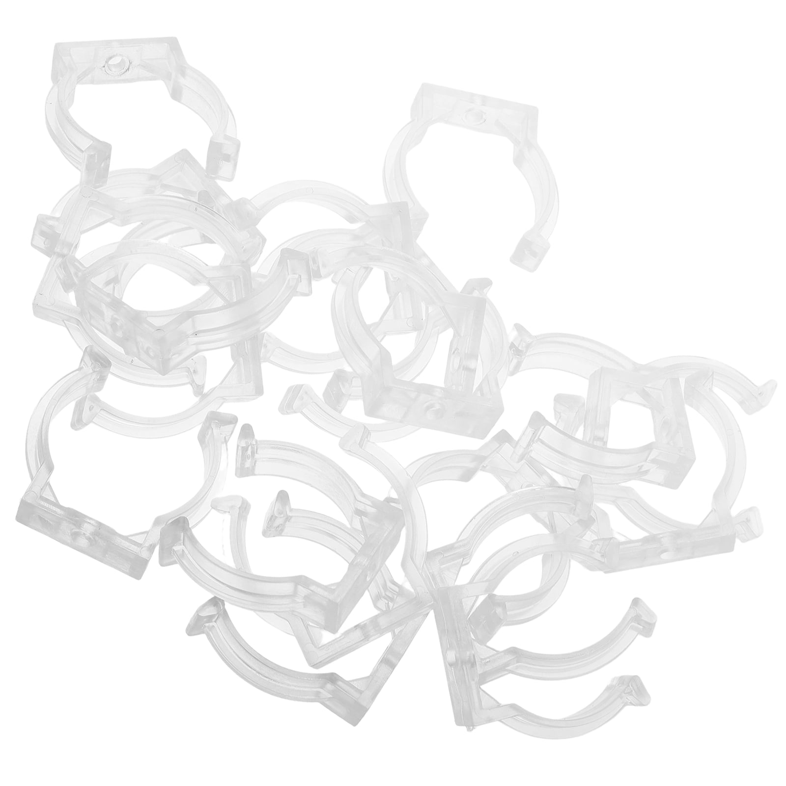 Masteelf 20 Pcs Neon Tube Lights Mounting Clips Adjustable Fluorescent ...