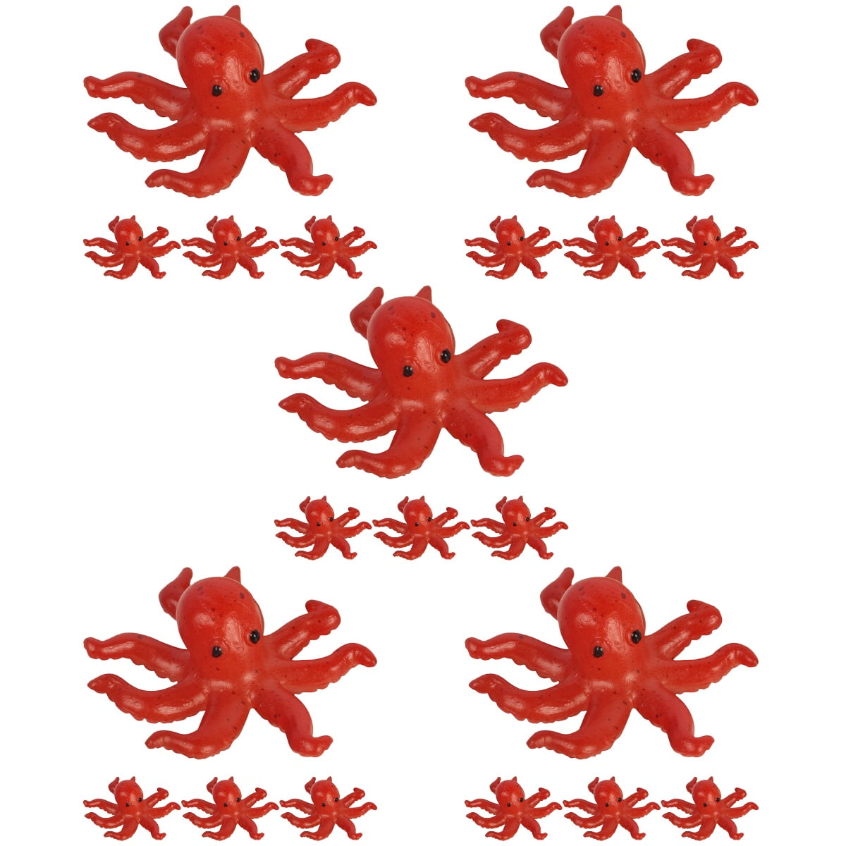 Masteelf 20 Pcs Octopus Model Realistic Mini Octopus Figurine Desktop ...