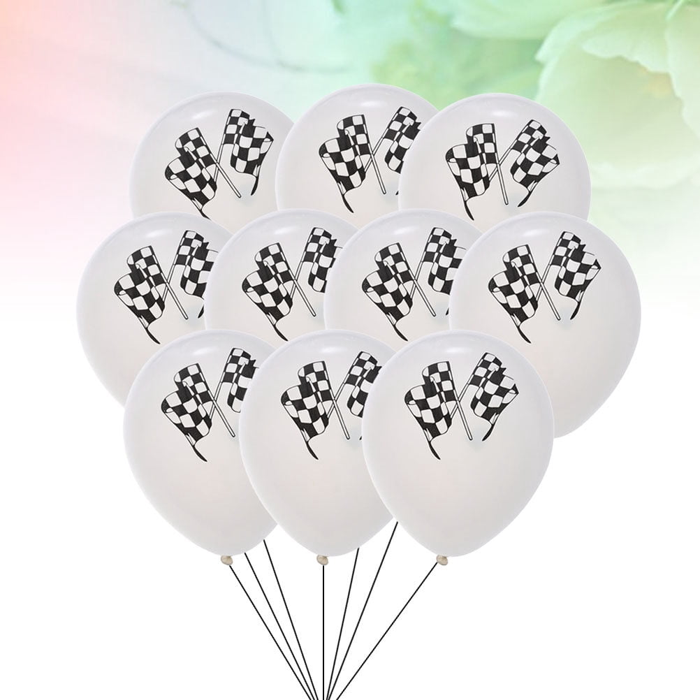 Masteelf 20 Pcs Racing Balloons Latex Party Decorations for Racing ...