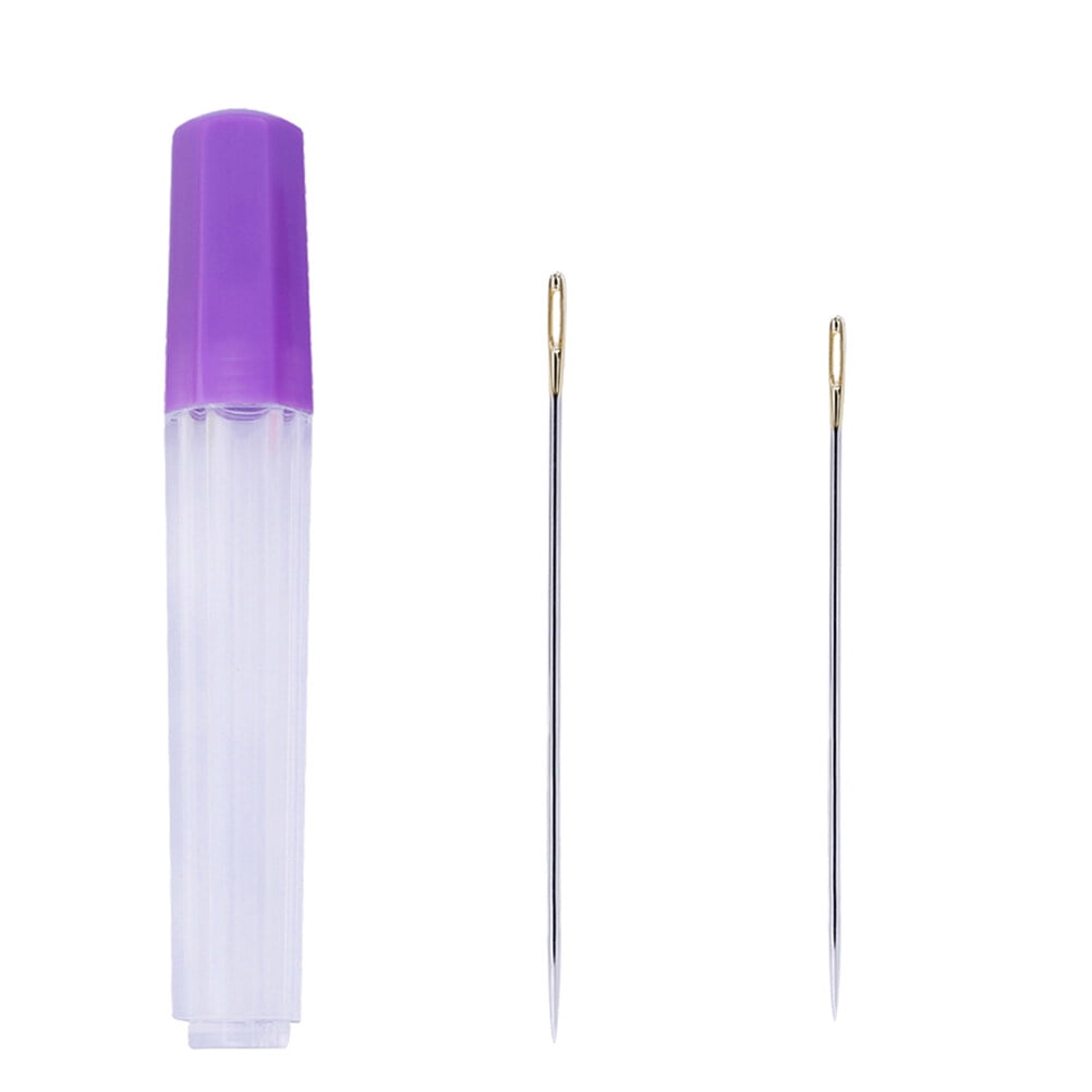 Masteelf 20 Pcs Self Threading Needles Needles with Big Eyes Smooth ...