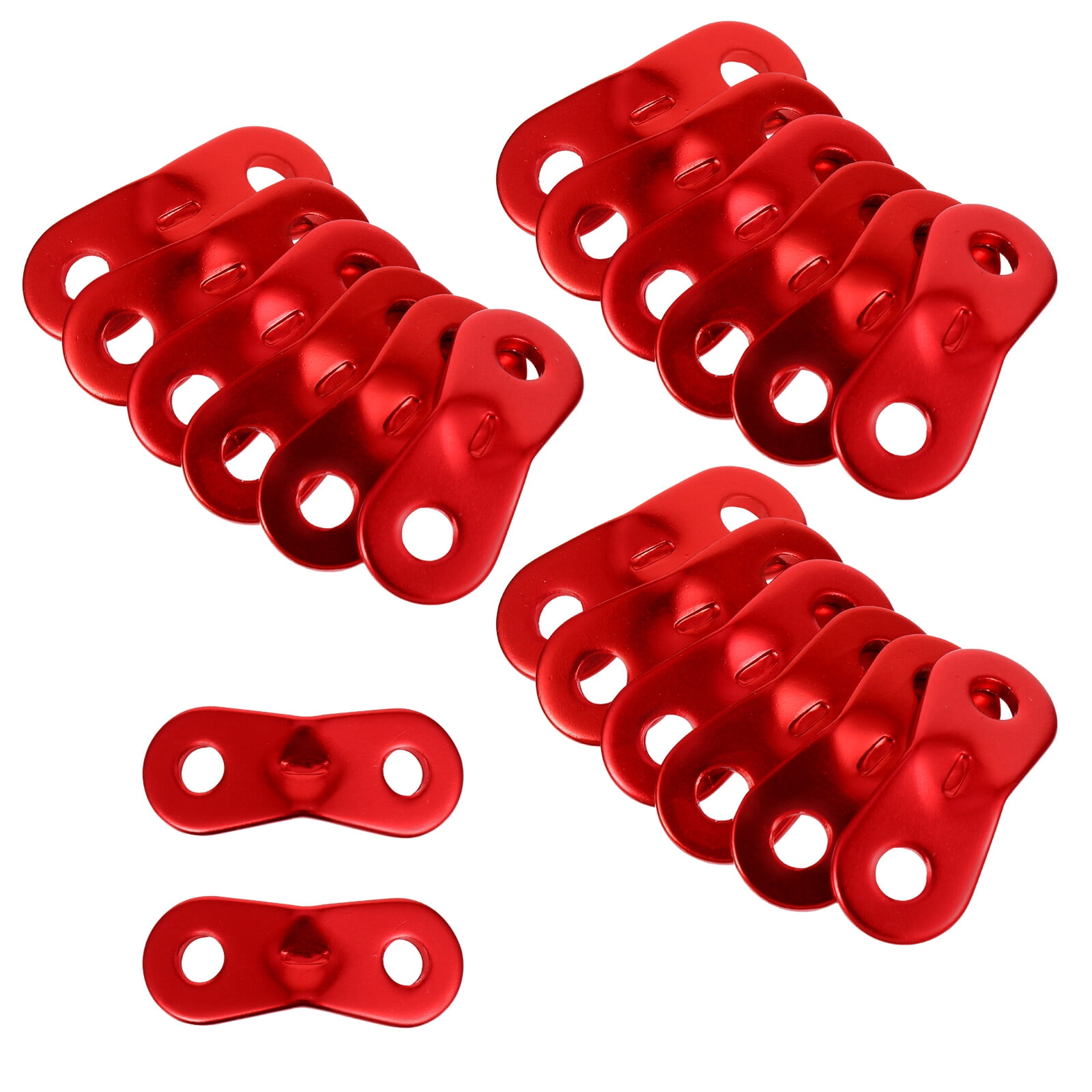 Masteelf 20 Pcs Tensioner Fastener Beach Tent Camping Canopy Pulley Red ...