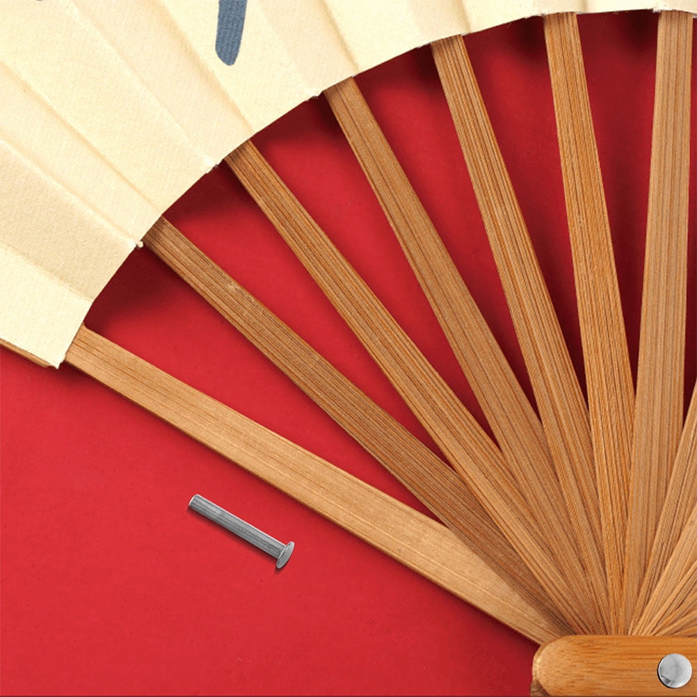 Masteelf 20 Sets Folding Fan Shaft Rivets and Nuts Repair Kit Fastener ...