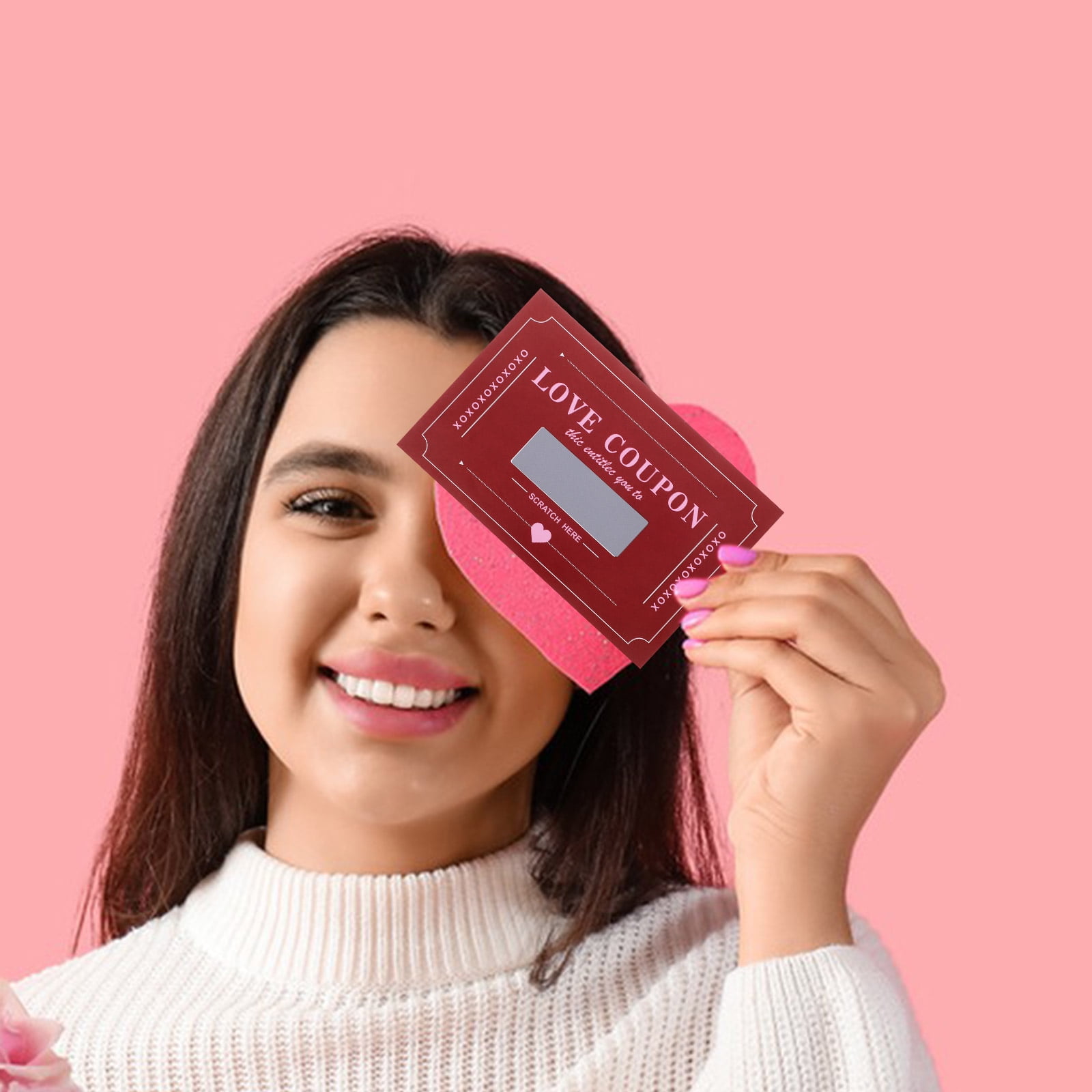 Masteelf 20 Sheets Couple Cards Love Coupon Cards Valentines Day Card ...