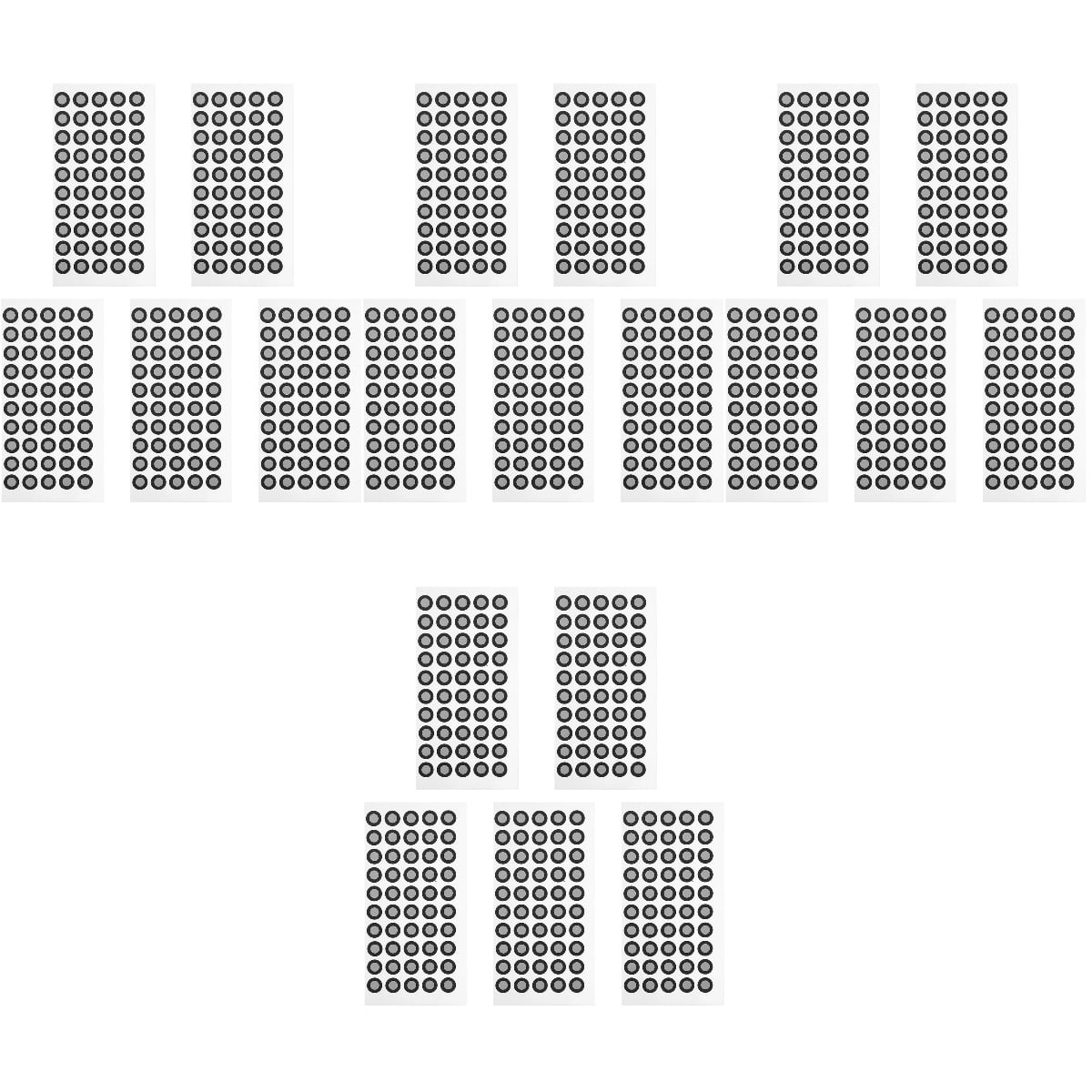 Masteelf 20 Sheets Reference Marker Point Reflection Markers for 3D and ...