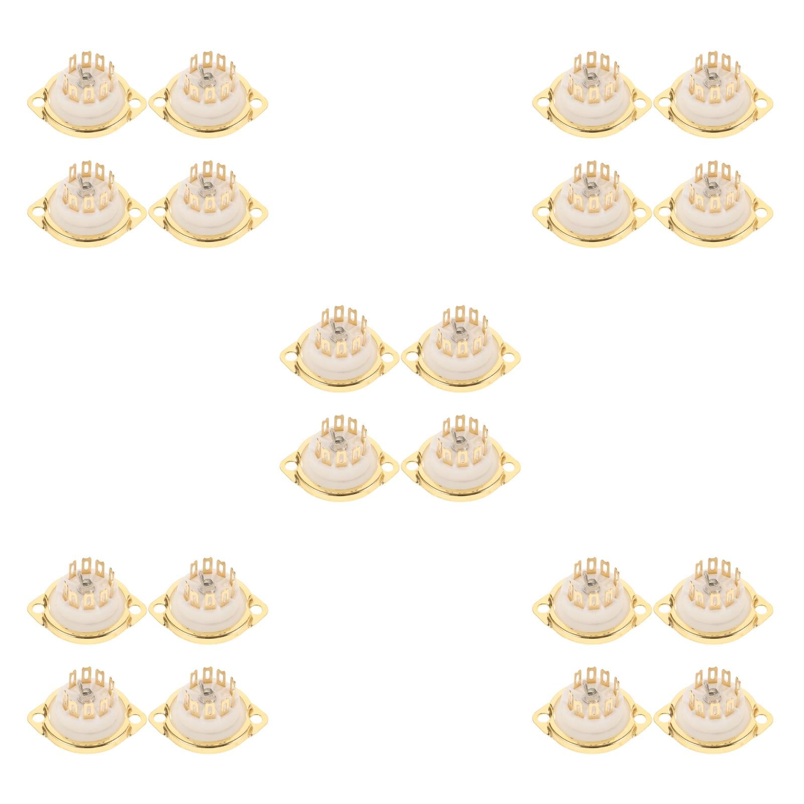 Masteelf 20 pcs 9-pin Tube Sockets Audio Equipment Tube Sockets ...