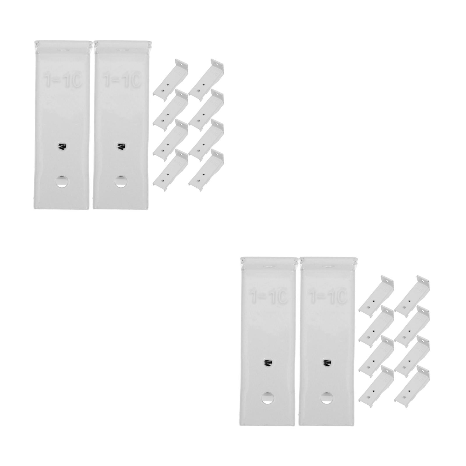 Masteelf 20 pcs Curtain Track Wall Mount Bracket Ceiling Curtain Tracks ...