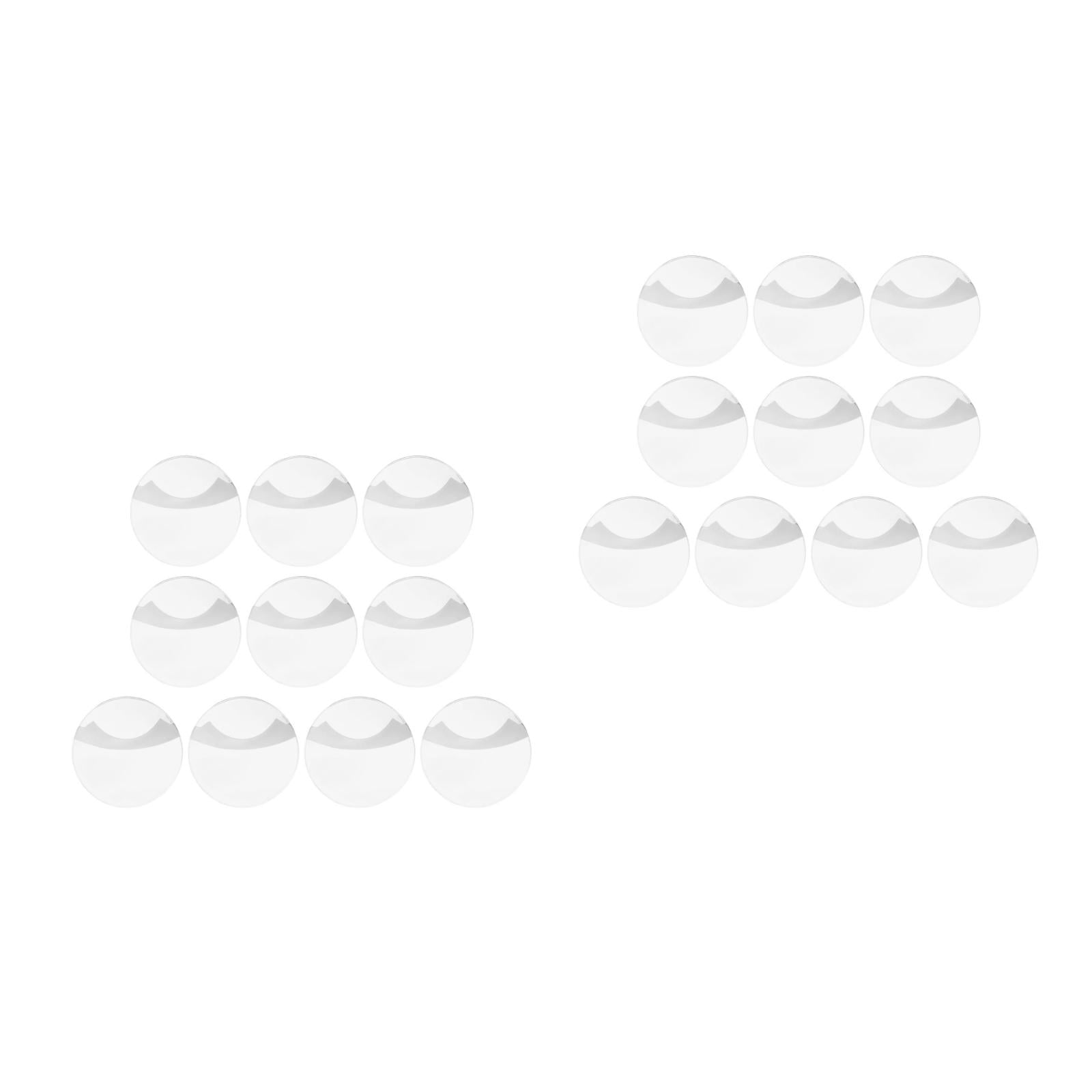 Masteelf 20 pcs Hard Plastic Badge Holder Round Button Badge Holder ...
