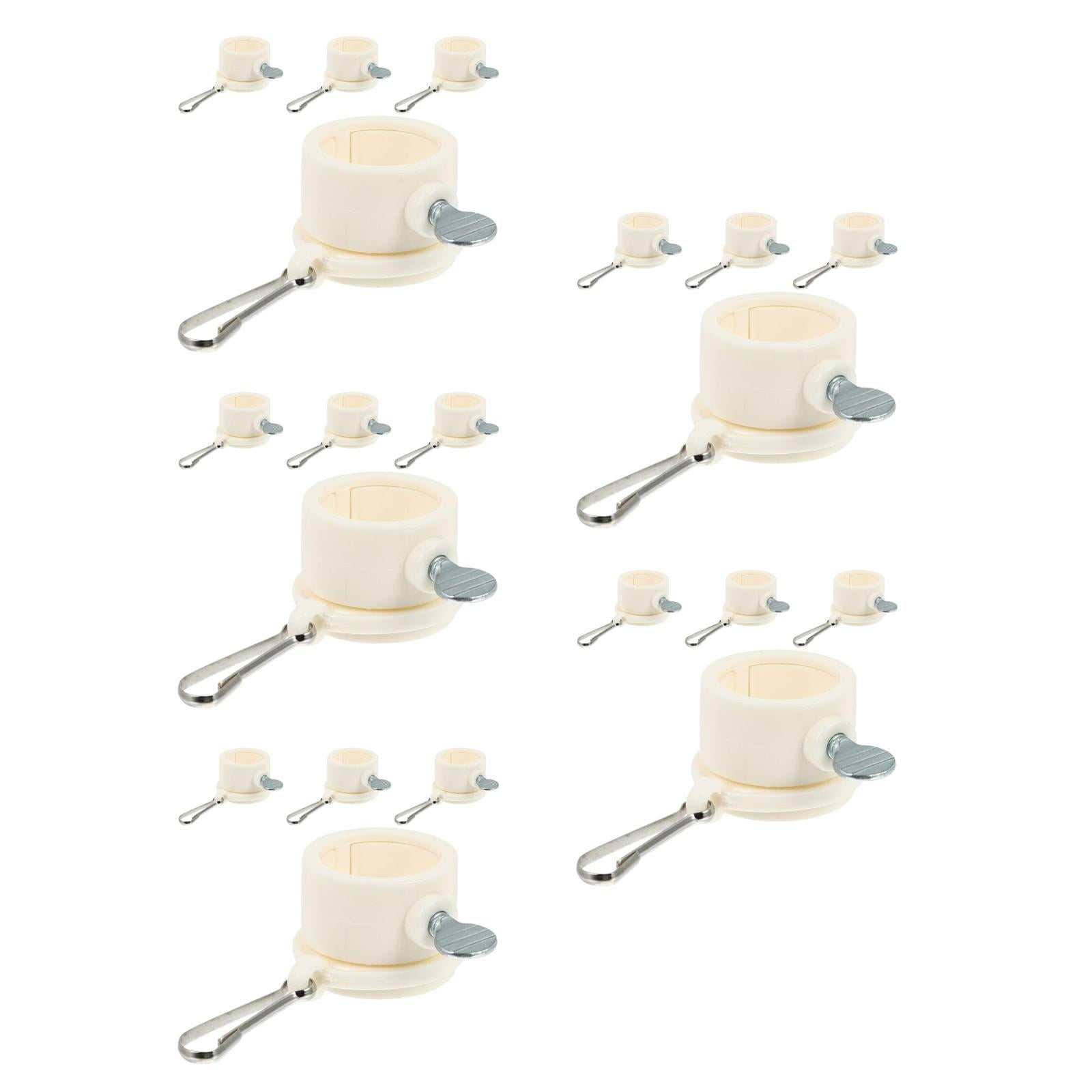 Masteelf 20 pcs Metal Flag Pole Rings Rotating Mounting Clips Flag Pole ...