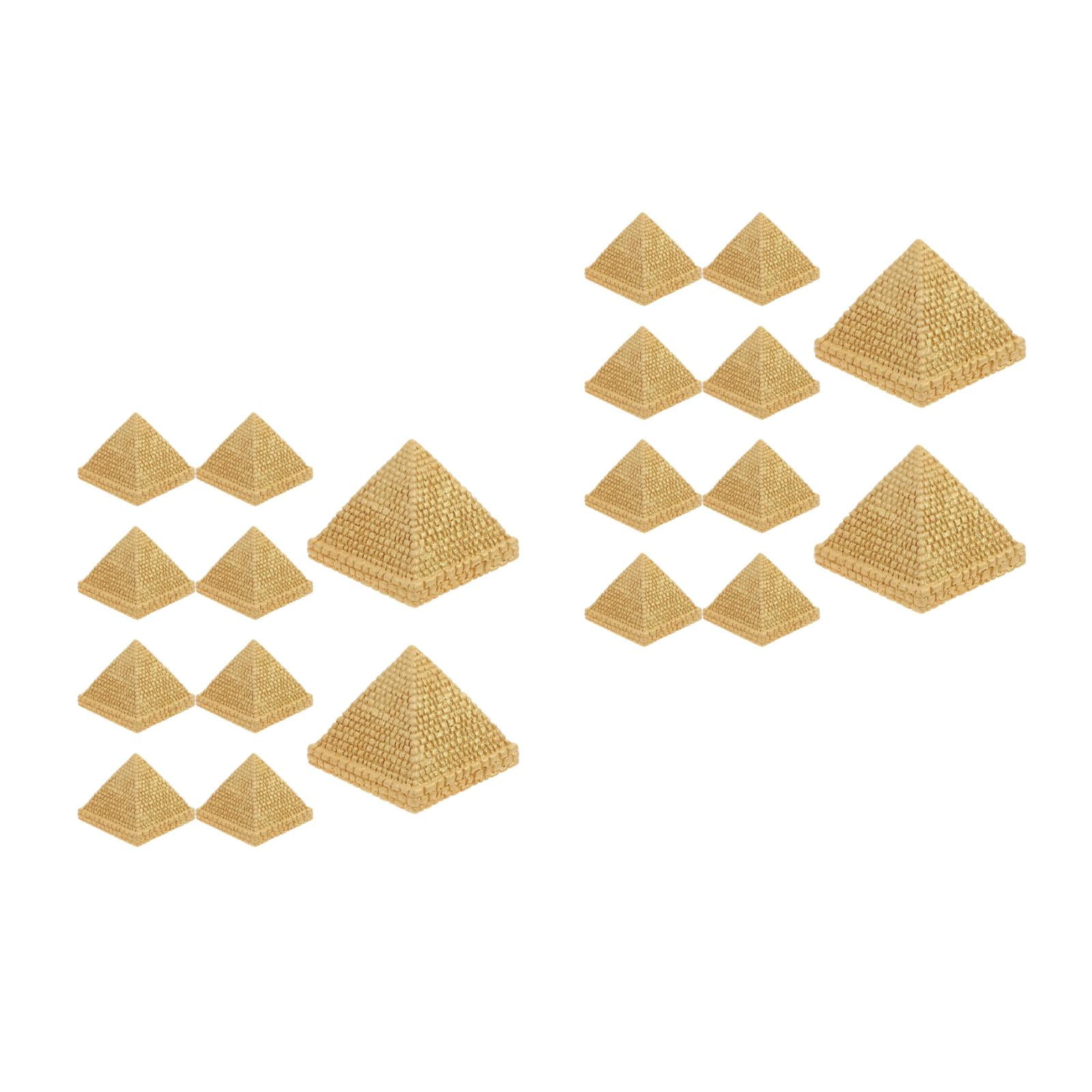 Masteelf 20 pcs Miniature Pyramid Models Ancient Egyptian Figurines ...