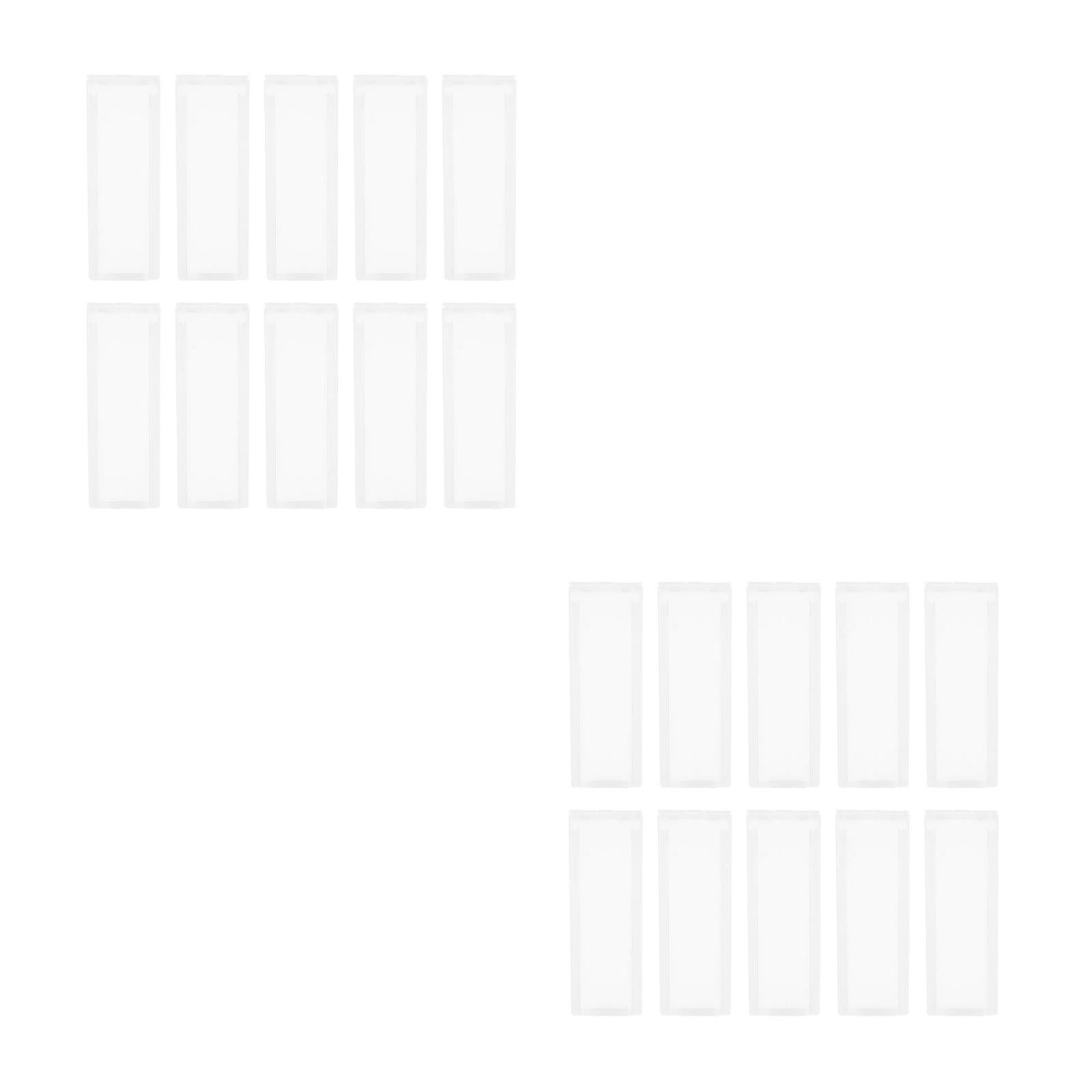 Masteelf 20 pcs Plastic Microscope Slide Holder Box Laboratory Slide ...