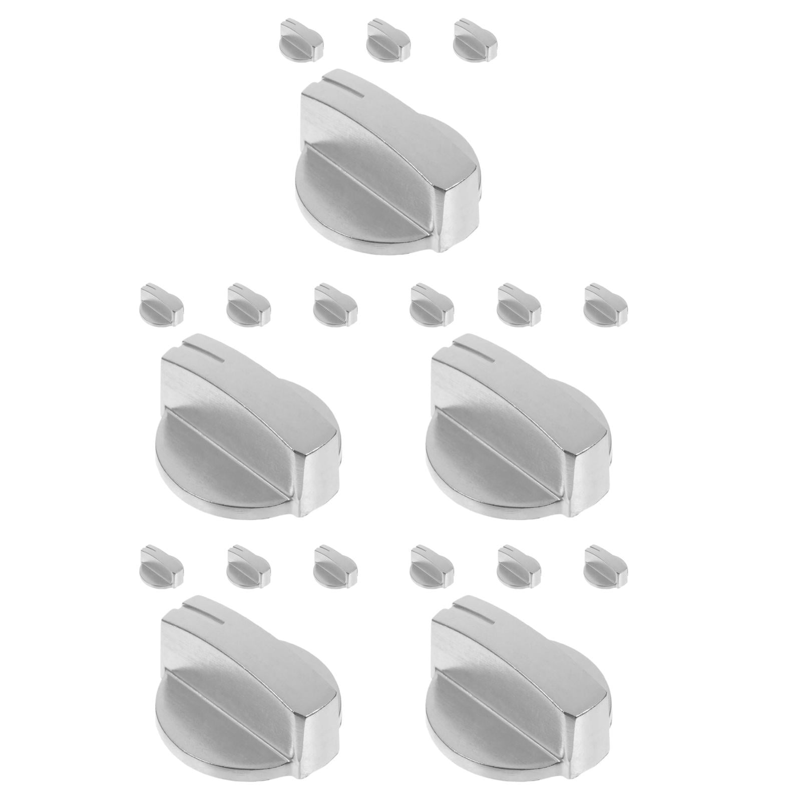 Masteelf 20 pcs Stainless Steel Stove Knobs Gas Cooktop Control Knobs ...
