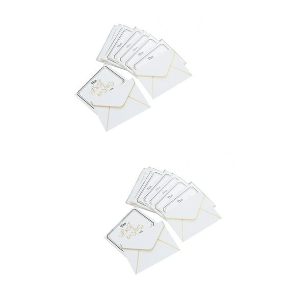 Masteelf 20 pcs THE BEST WISHES TO YOU Greeting Cards with Envelopes ...