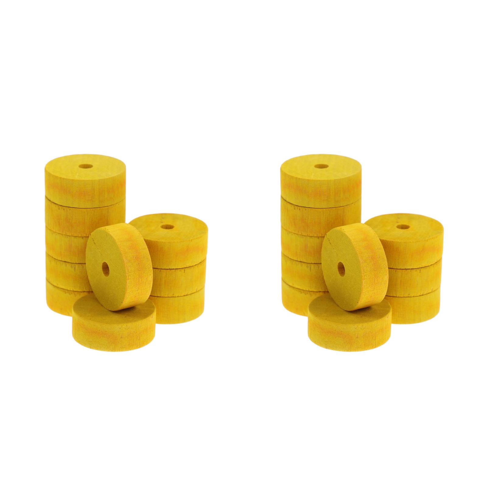 Masteelf 20 pcs Wooden Toy Wheels DIY Car Toys and Craft Wheels Small ...