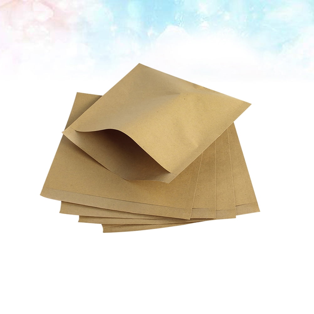 Masteelf 200 Count Brown Kraft Paper Food Bags for Oiled Food Candy ...