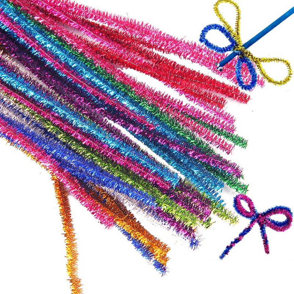 Masteelf 200 Pcs Glow Sticks 闪 金 毛条 Kids' Craft Materials Bendable ...