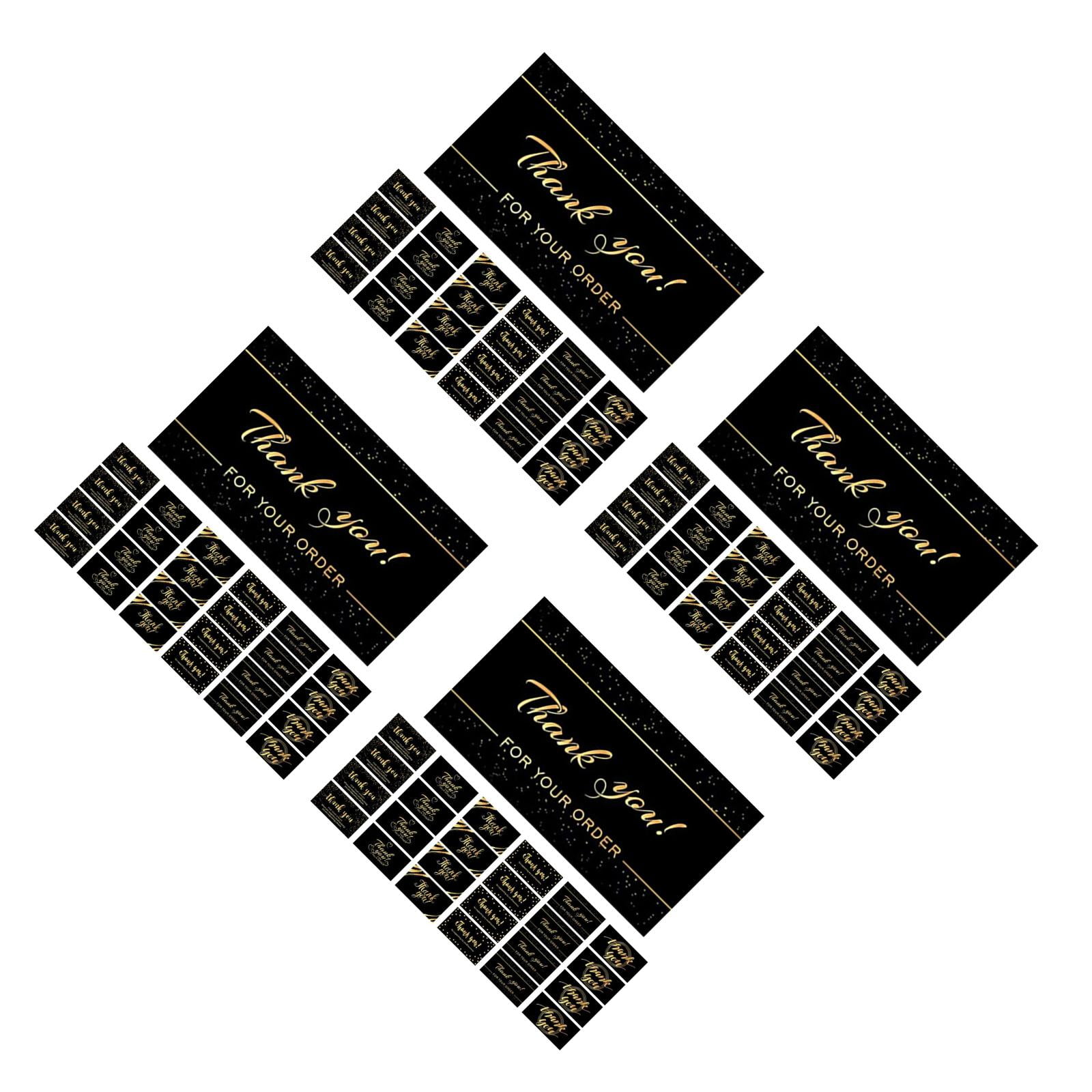 Masteelf 200 Pcs Thank You For Your Order Cards Business Thank You ...