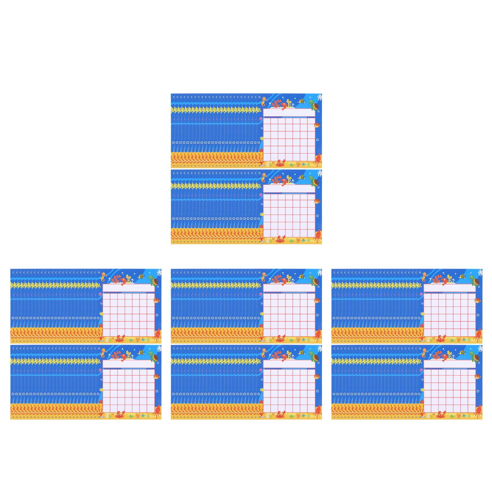 Masteelf 200 Sheets Kids Charts Reward Charts Classroom Incentives Star ...