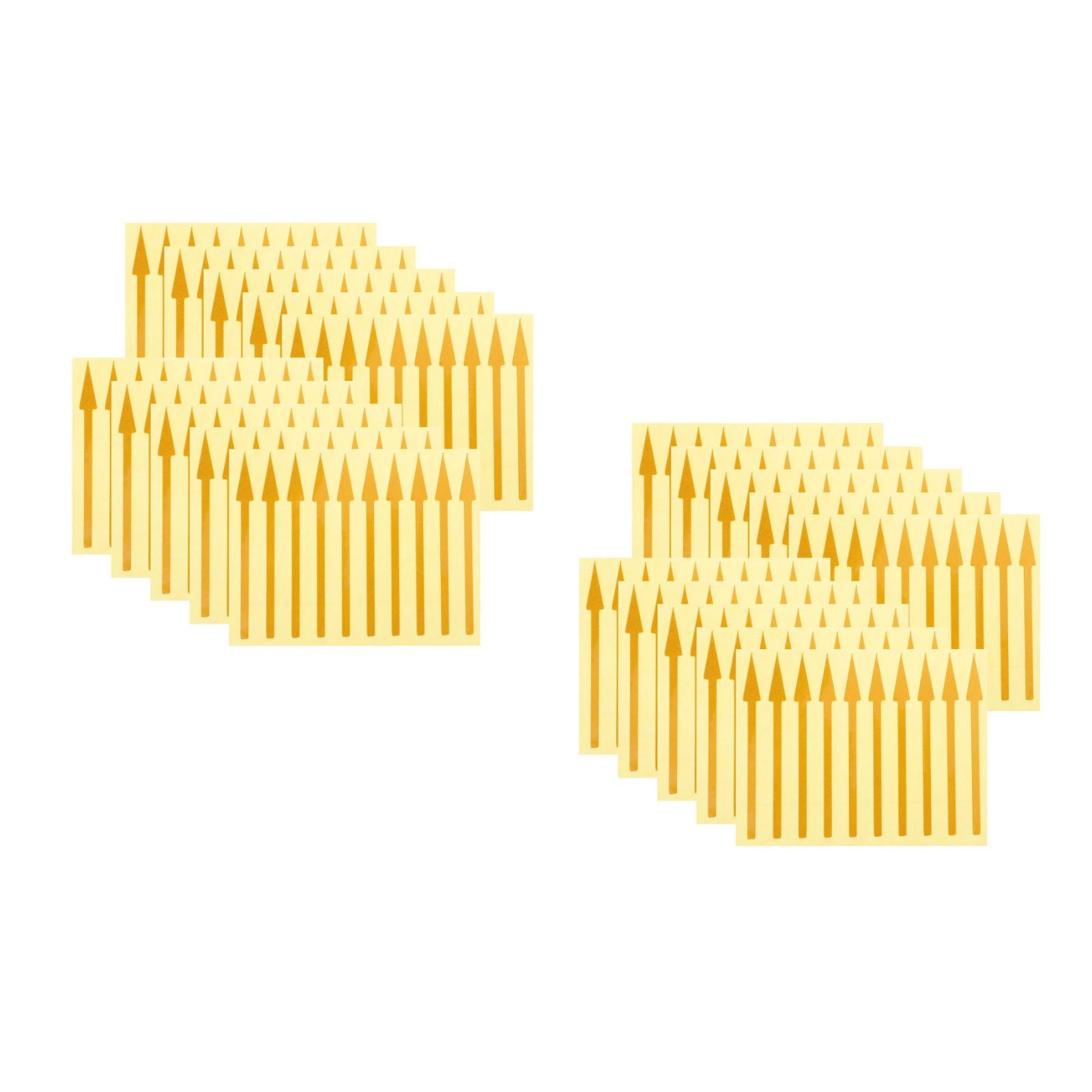 Masteelf 200 pcs Instrument Arrow Plastic Stickers Instrument Panel ...