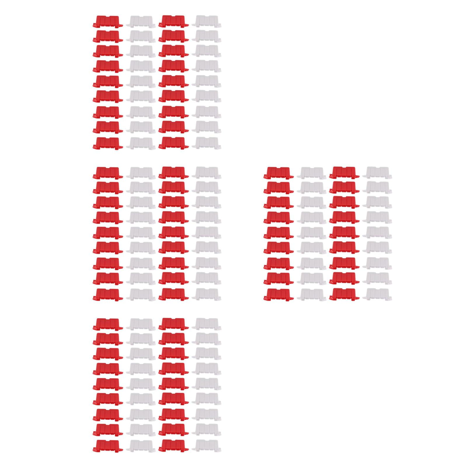 Masteelf Raindrops 200 pcs Tiny Traffic Fences Mini Barrier Toy Signs ...