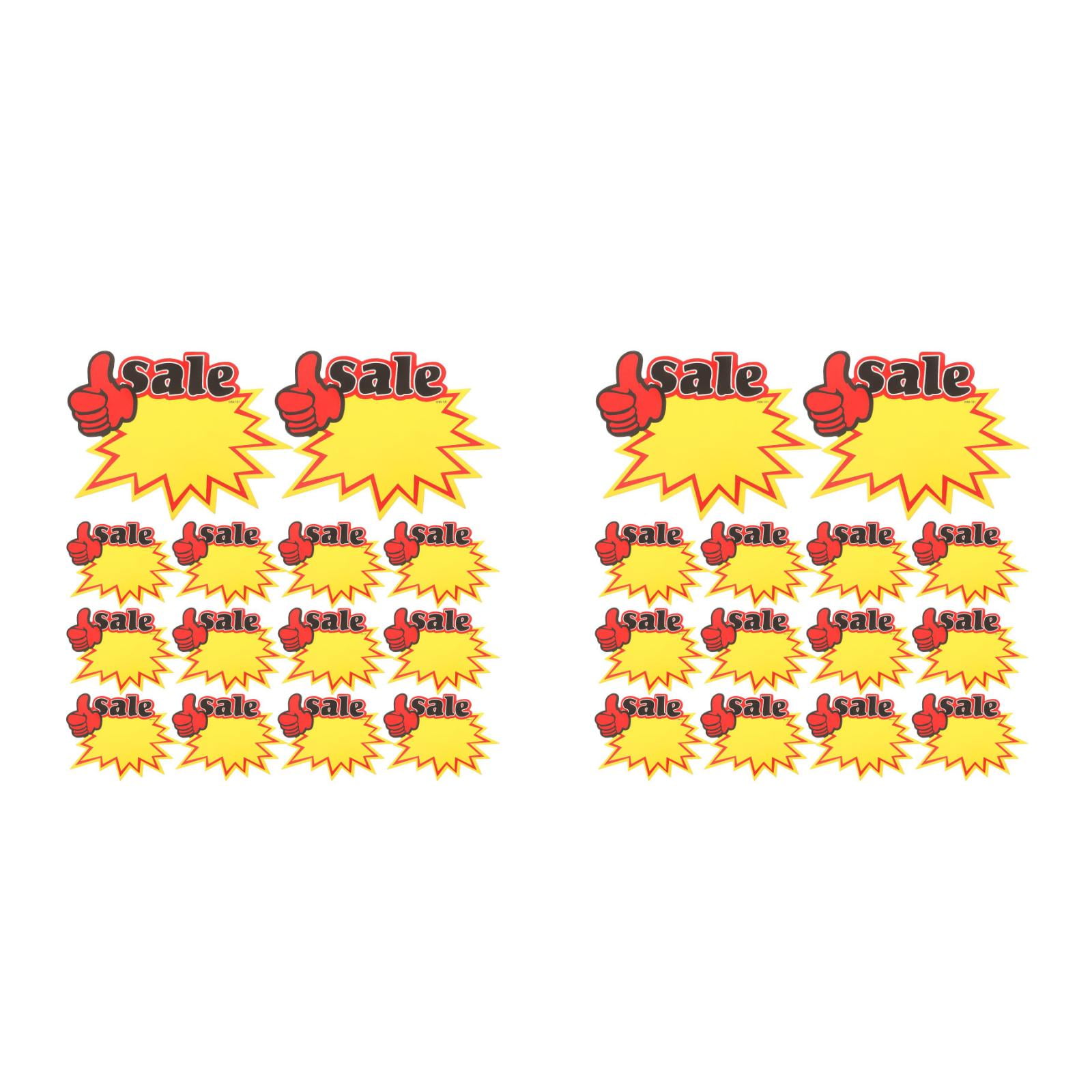 Masteelf 200 pcs Star Shaped Signs For Prices Stickers Garage Retail ...