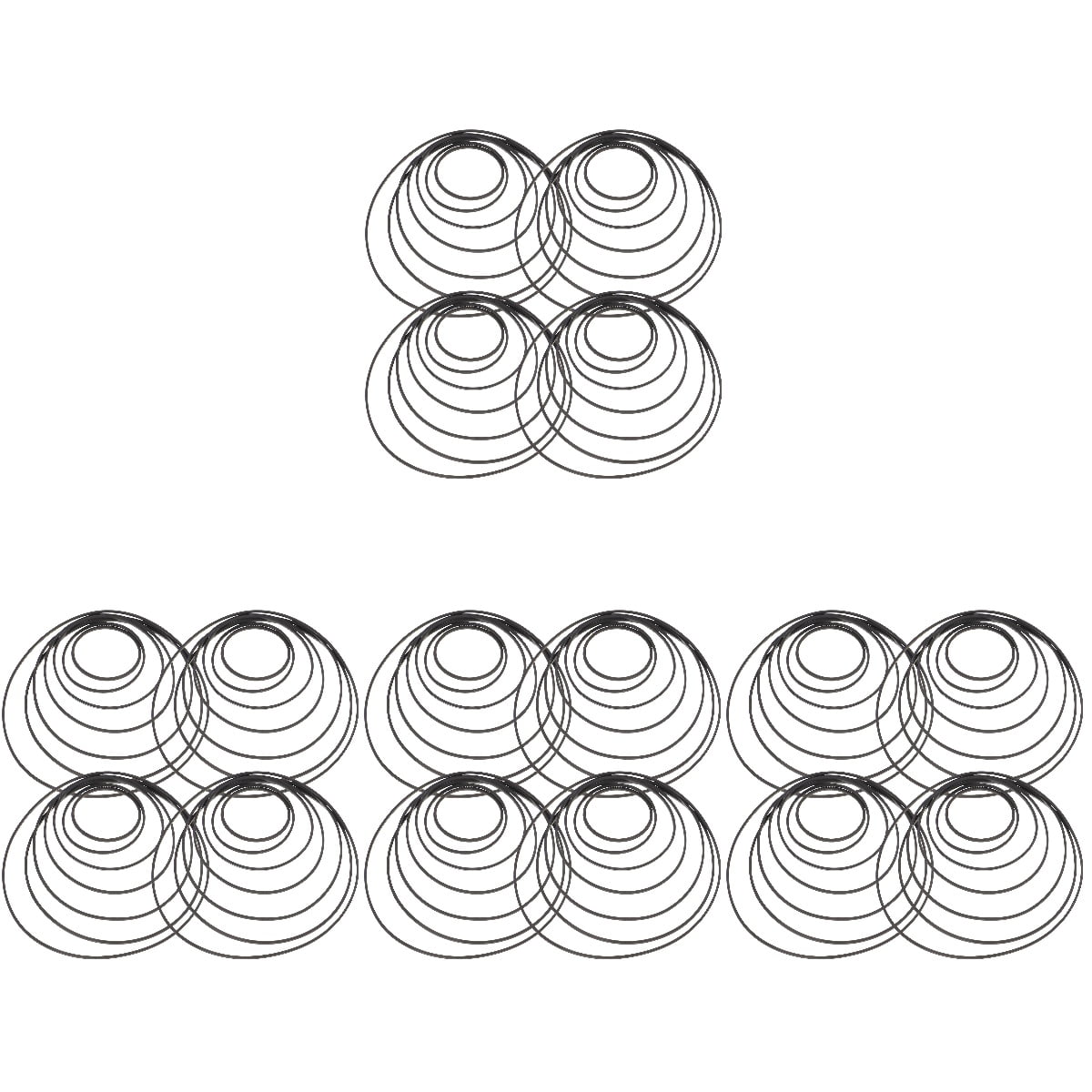 Masteelf 200 pcs Tape Recorder Belts Cassette Recorder Belts Square ...