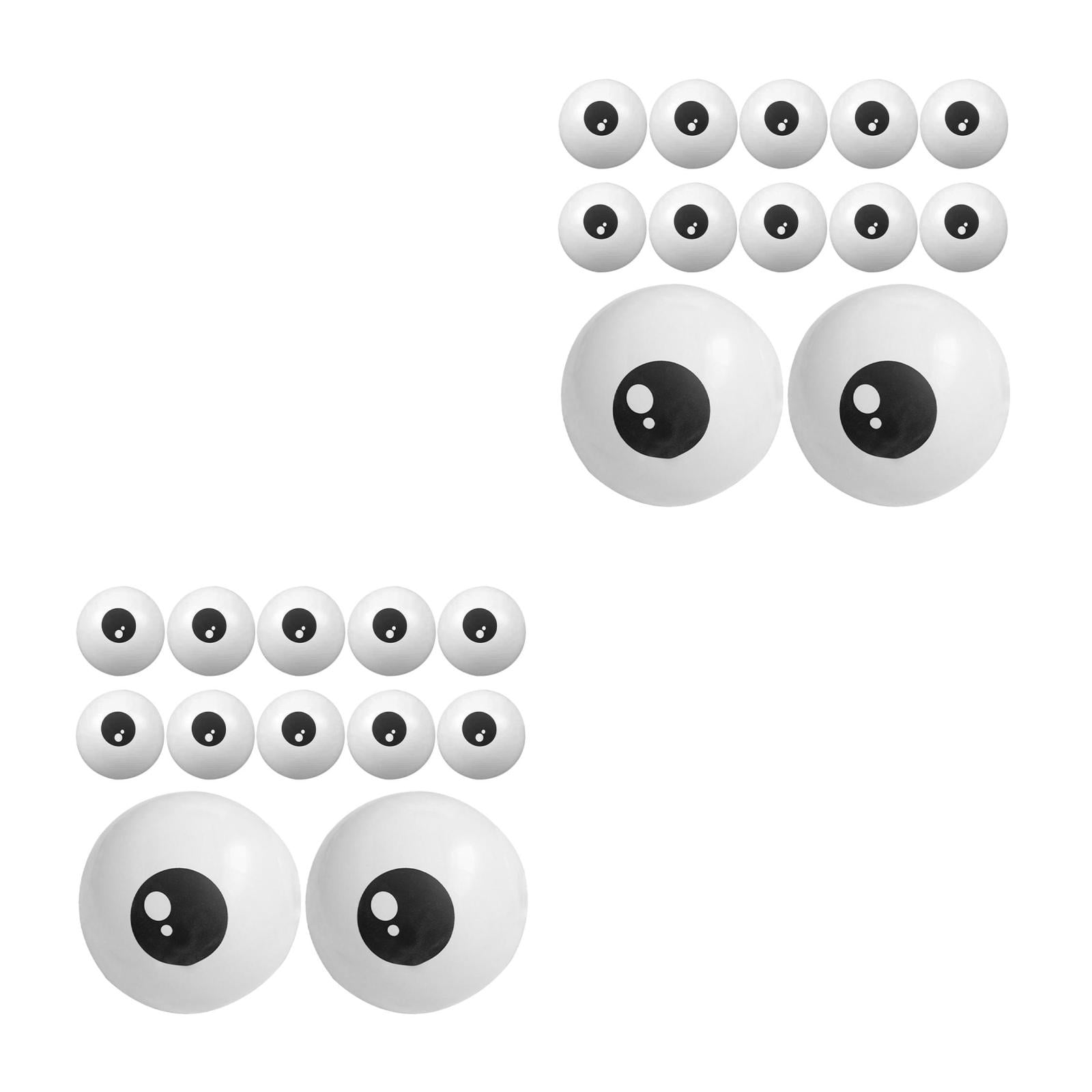 Masteelf 200 pcs White Eye Balloons for DIY Latex Balloons Funny Photo ...