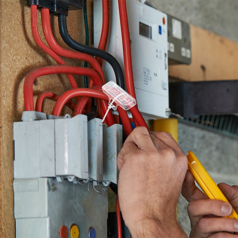 Masteelf 200PCS Clear Wire Cord Identification Box with Plastic Cable ...