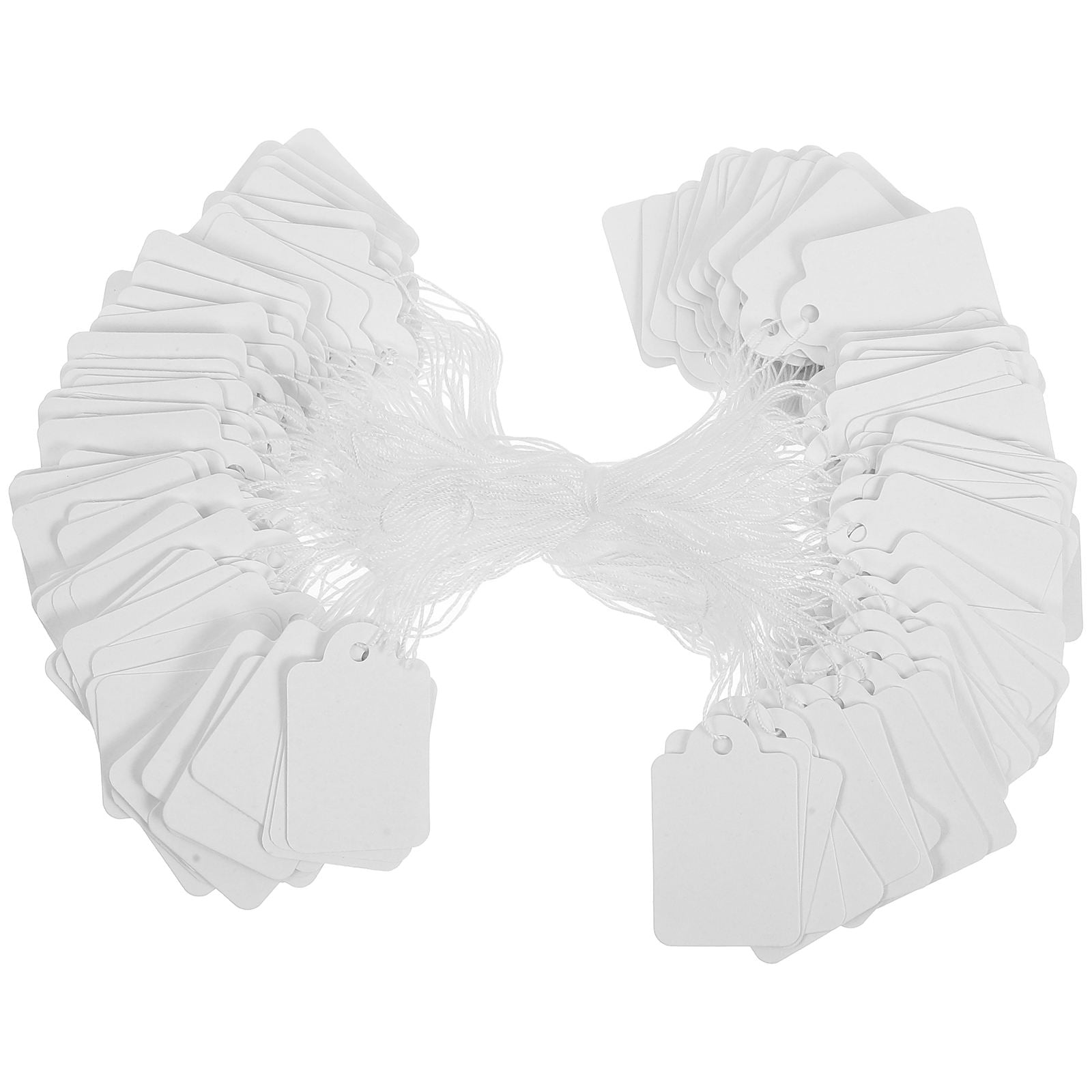 Masteelf 200pcs Hang Tags with String Writable Price Tags for Jewelry ...
