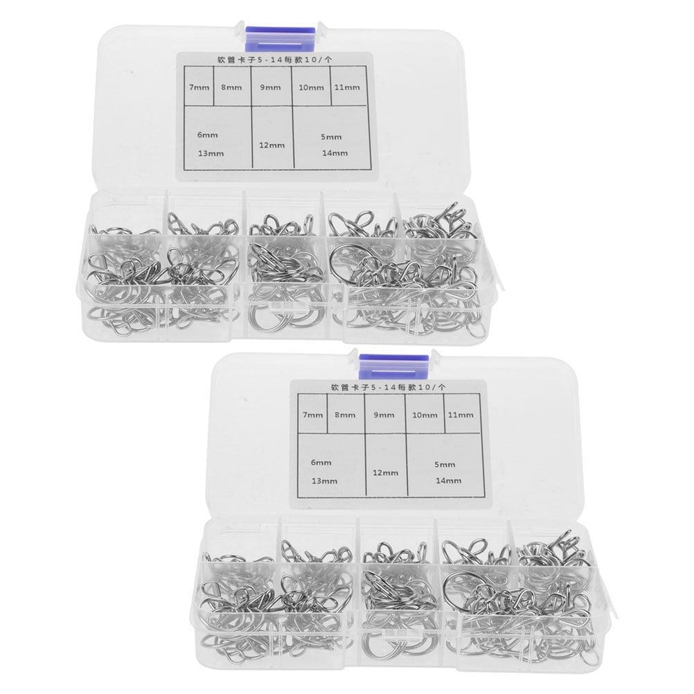 Masteelf 200pcs Hose Fasteners Hose Clamp Tube Clips Water Tube Clamps ...