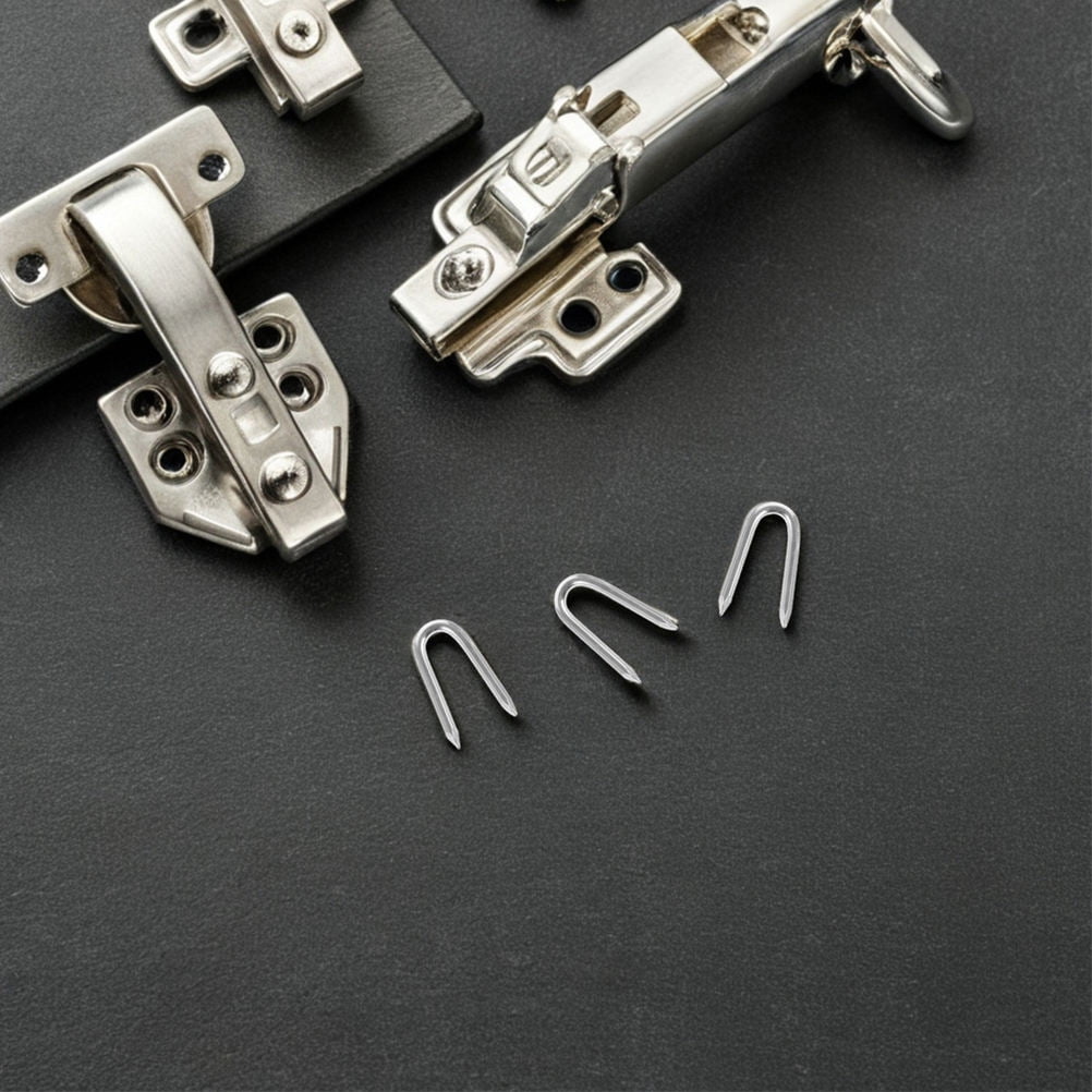 Masteelf 200pcs U Shaped Fence Clips Sturdy Iron Fencing Staples For ...