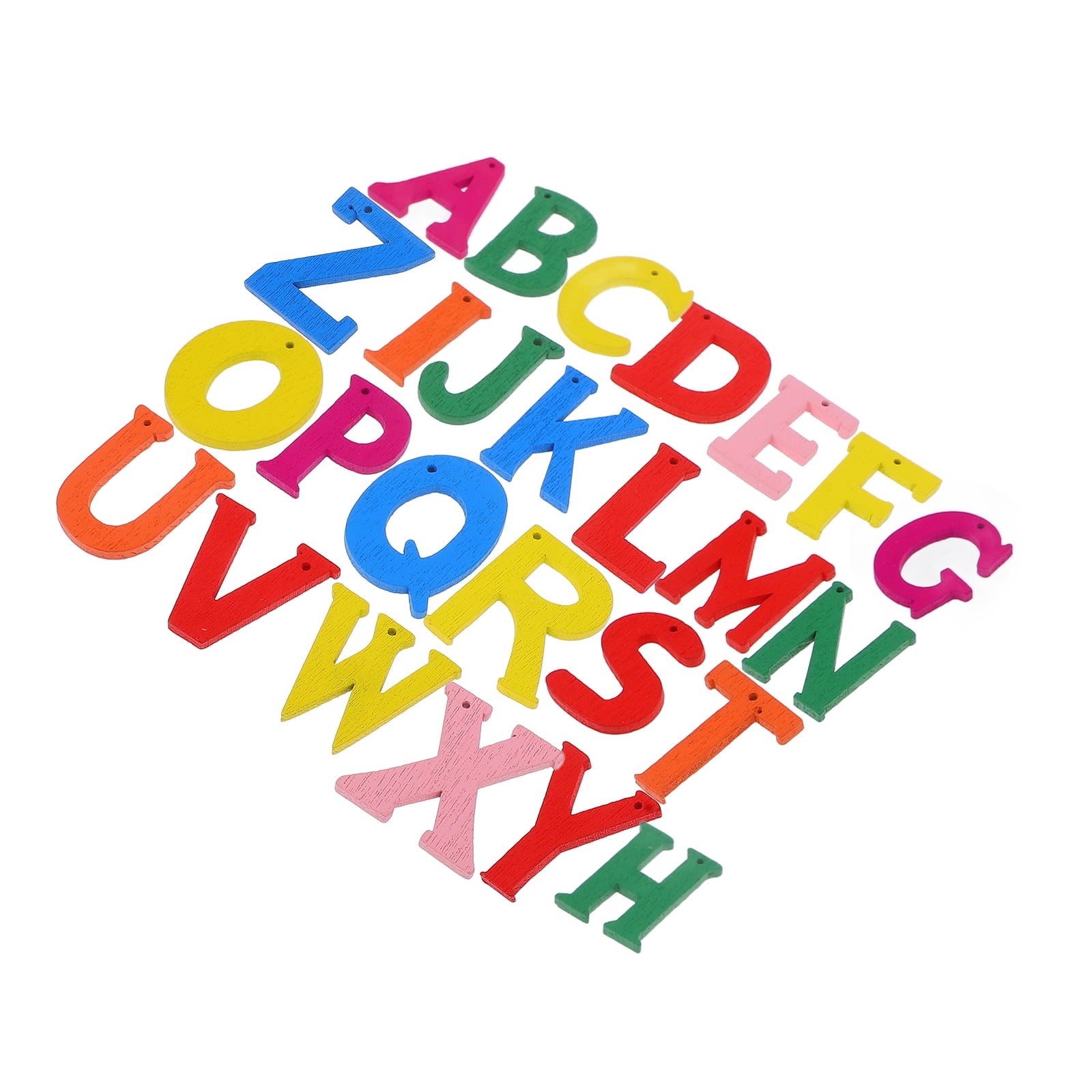 Masteelf 200pcs Wooden Craft Alphabet Mini Wooden Letters For Kids 20 ...