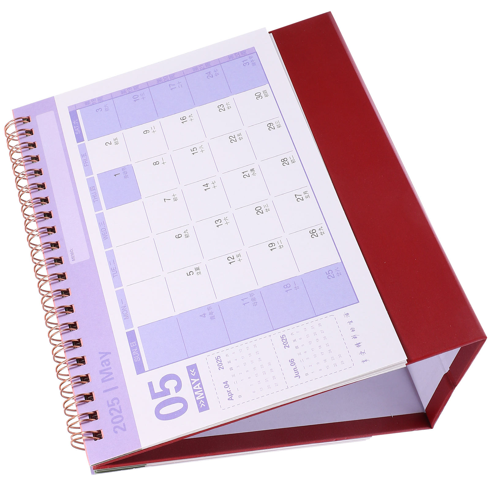 Masteelf 2025 Mini Desk Calendar Set, Compact Tabletop Planner for ...
