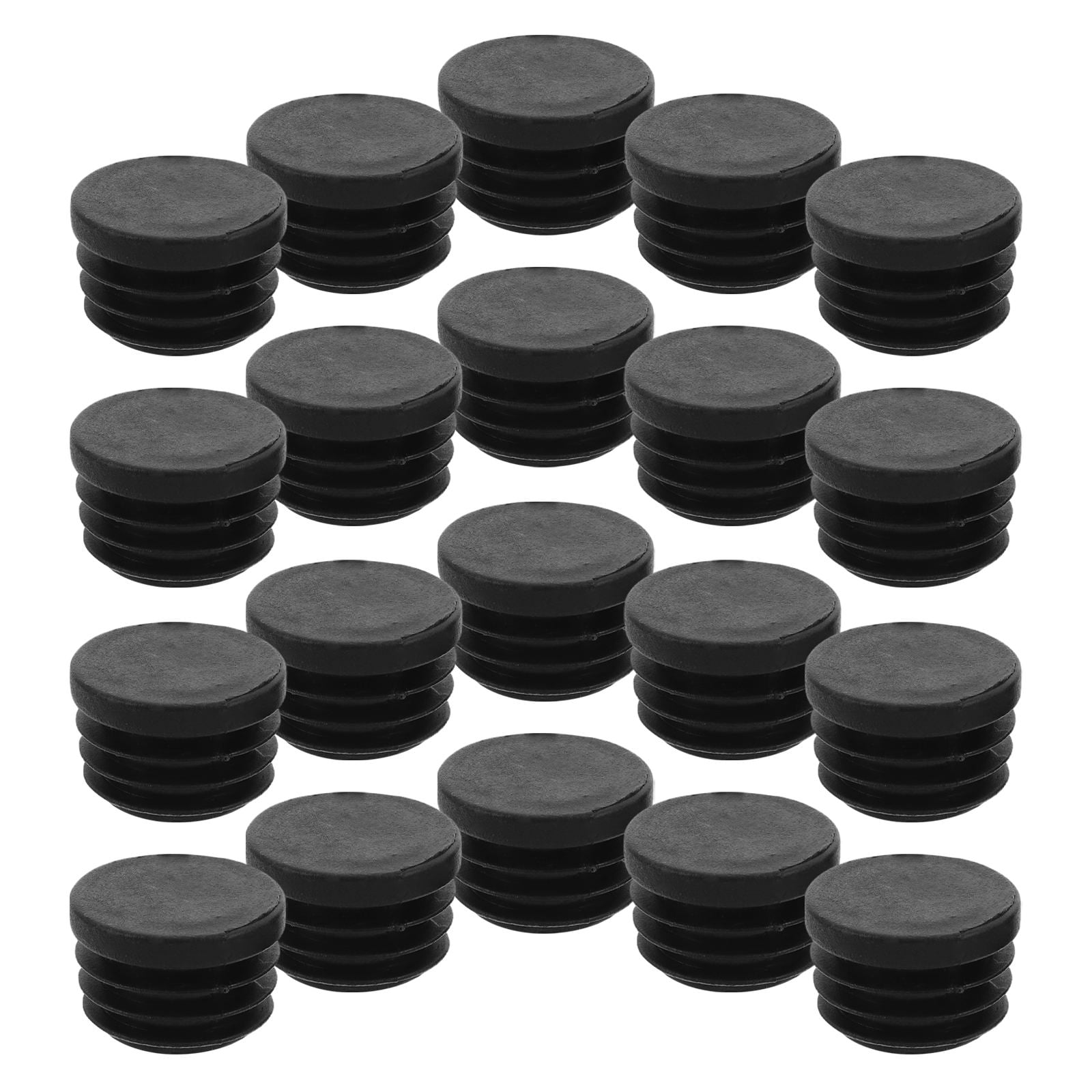 Masteelf 20PCS Round Plastic Hole Plugs Plastic End Caps for Tubing ...