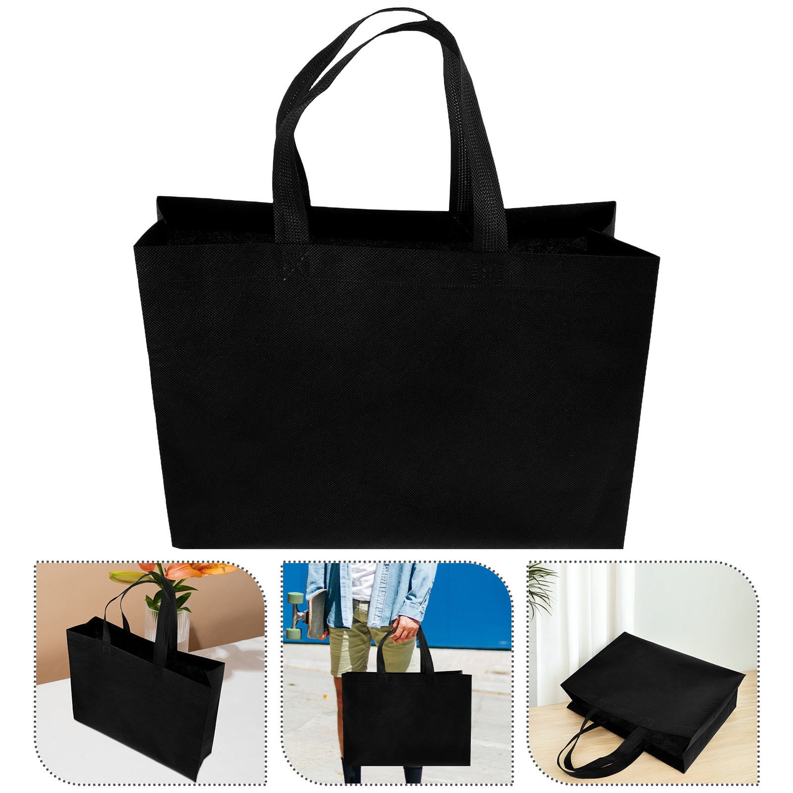 Masteelf 20Pcs Blank Non-Woven Tote Bags for DIY Crafts and Grocery ...