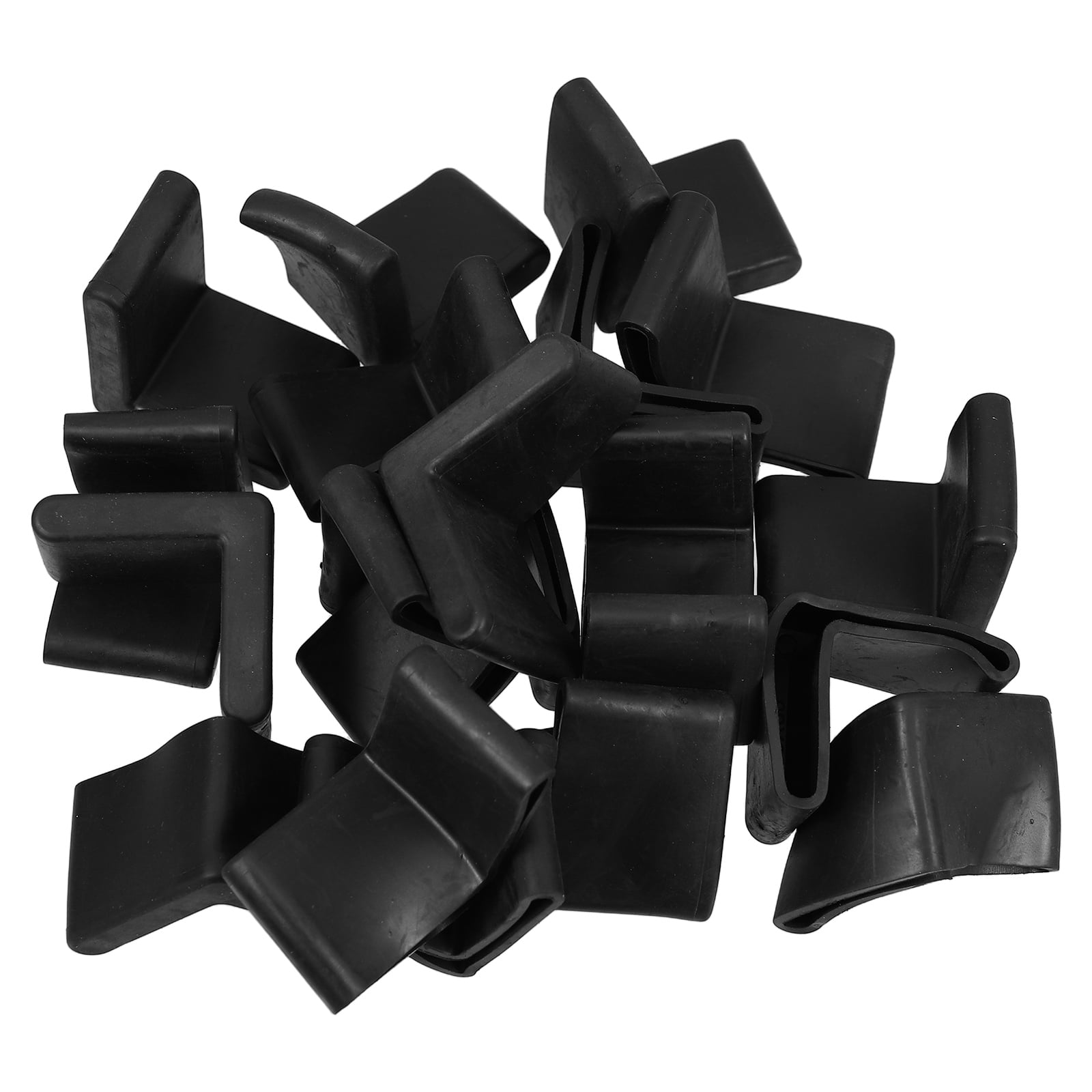 Masteelf 20Pcs L Shaped PVC Angle Iron Caps for Bed Frame and Shelf ...