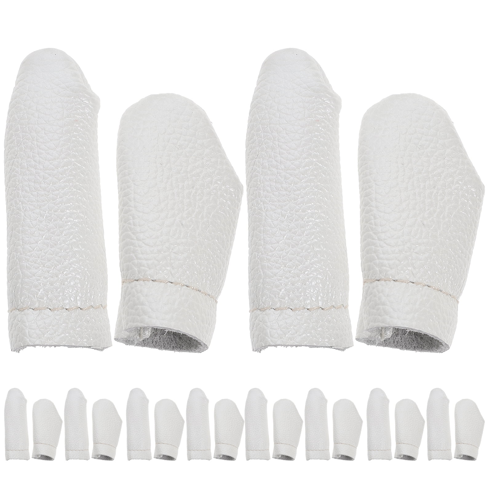 Masteelf 20Pcs Thimble Finger Protectors, Finger Cots, Sewing Thimble ...