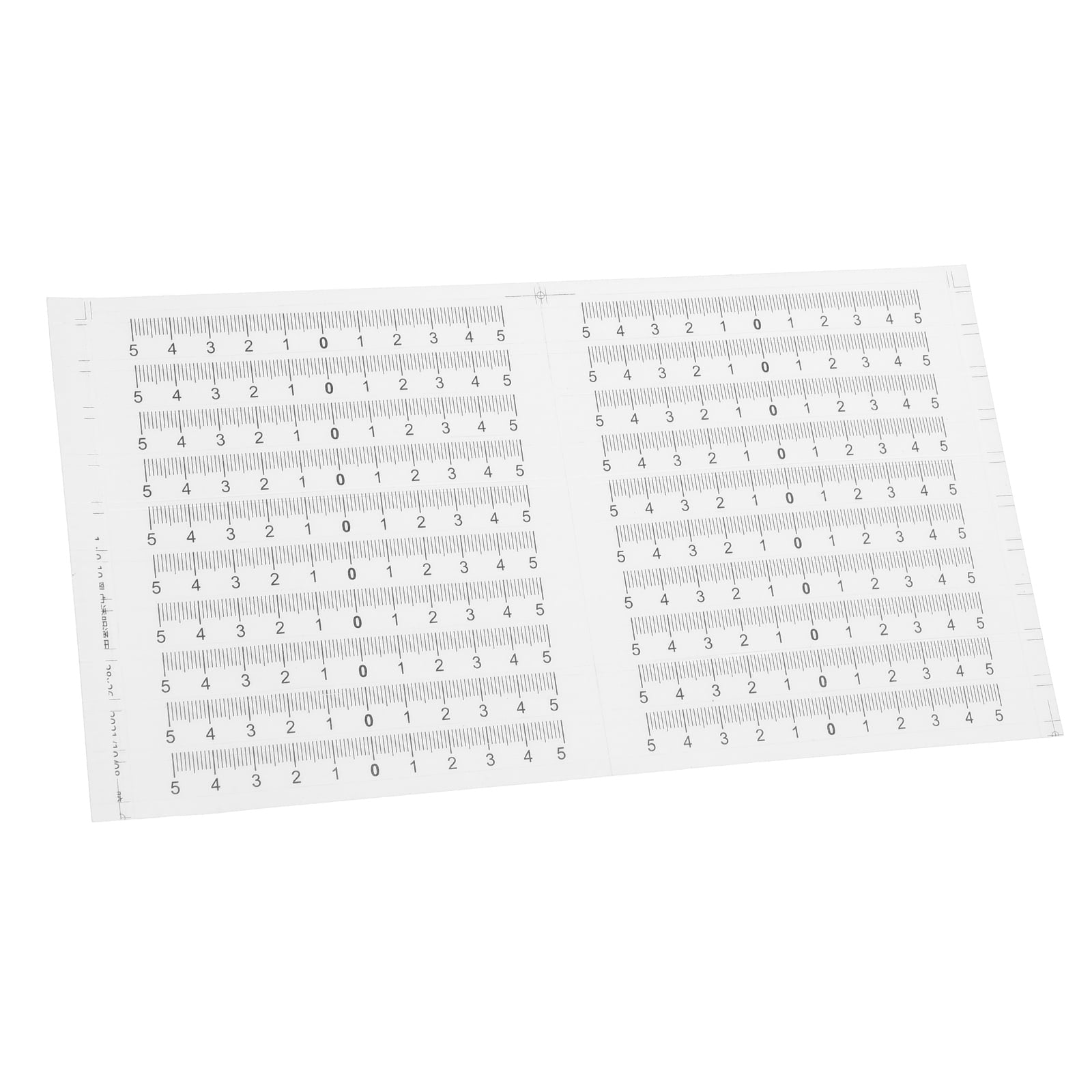 Masteelf 20pcs Adhesive Ruler Measuring Tool Stickers Flexible Ruler ...