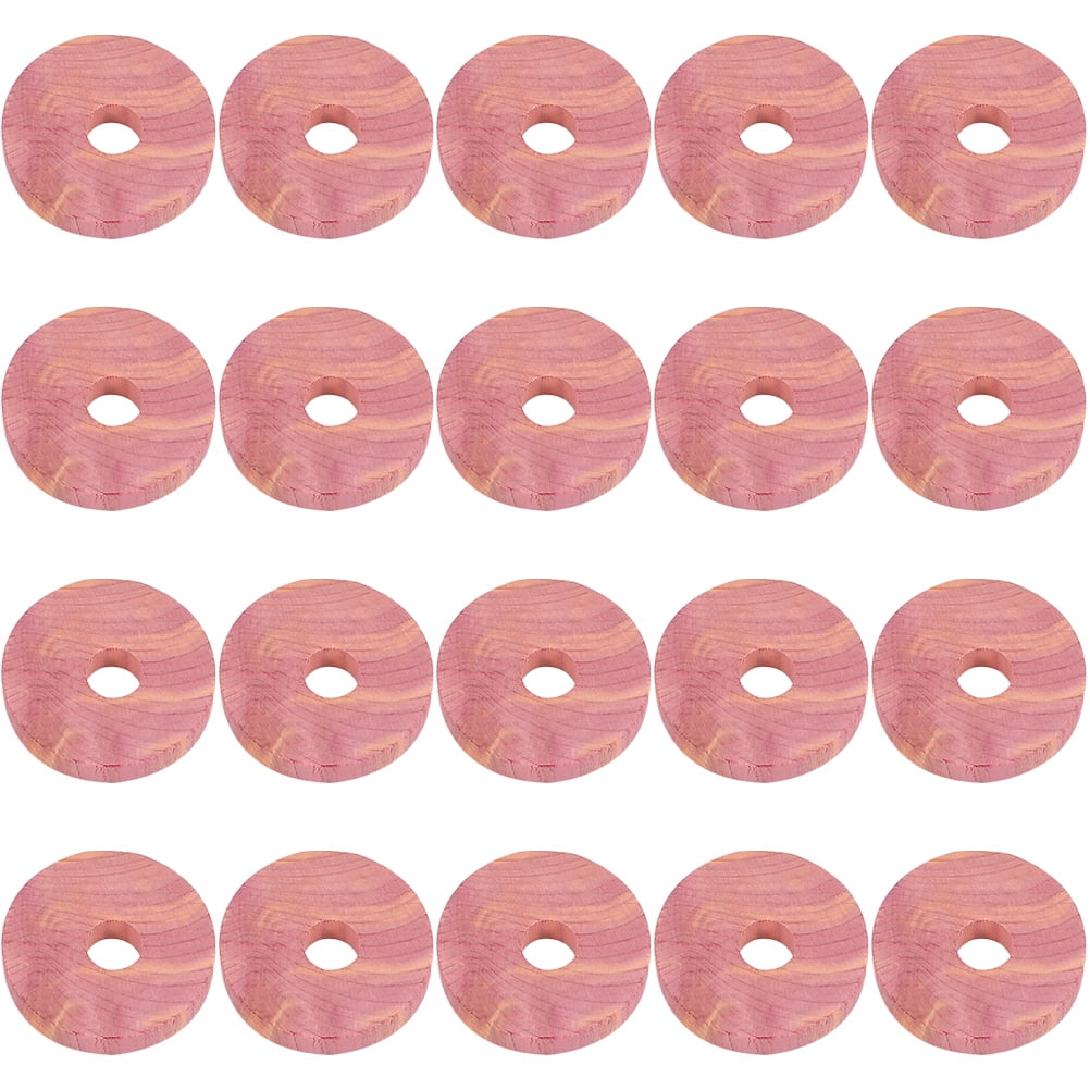 Masteelf 20pcs Cedar Wooden Cedar Round Planks for Wardrobe Clothes ...