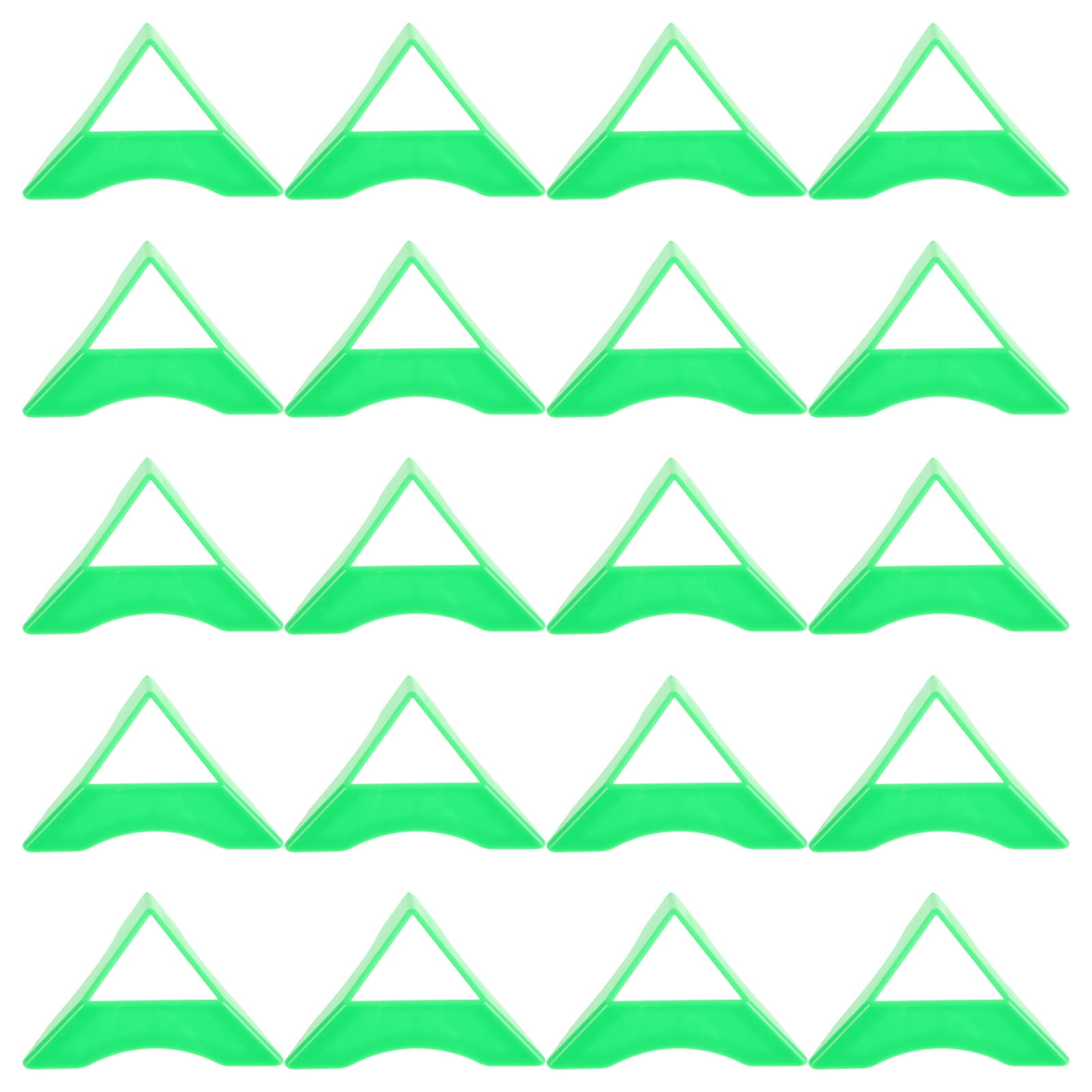 Masteelf 20pcs Cube Display Triangle Pedestal Cube Display Tripod Stand ...