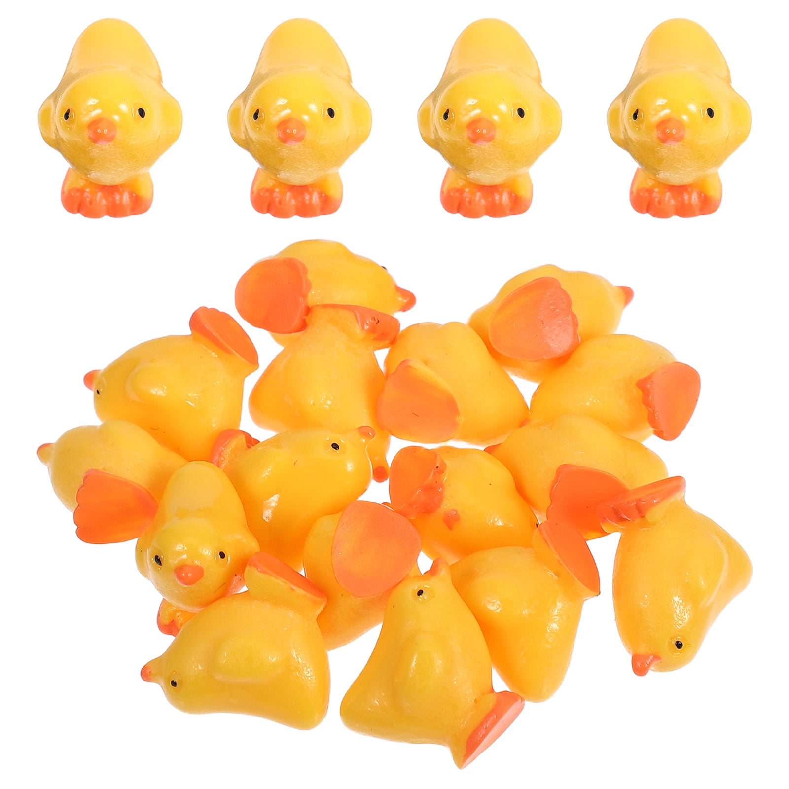 Masteelf 20pcs Mini Chicken Figurines Resin Tiny Animal Model Miniature ...