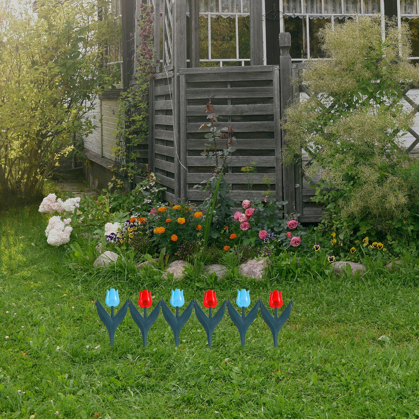 Masteelf 20pcs Flower Bed Hedge and Backyard Landscape Edging Tulip ...