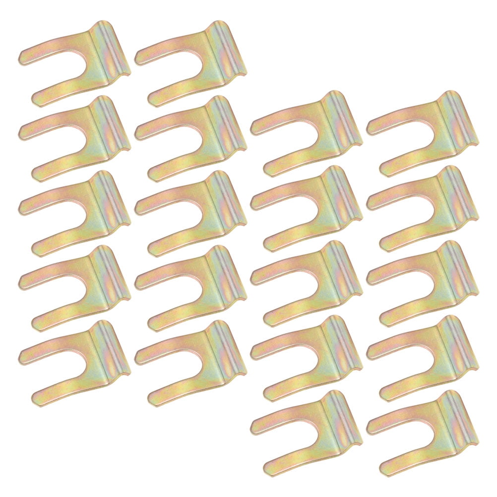 Masteelf 20pcs Iron U-Clip Clamps For Brake Line Heavy Duty Metal ...