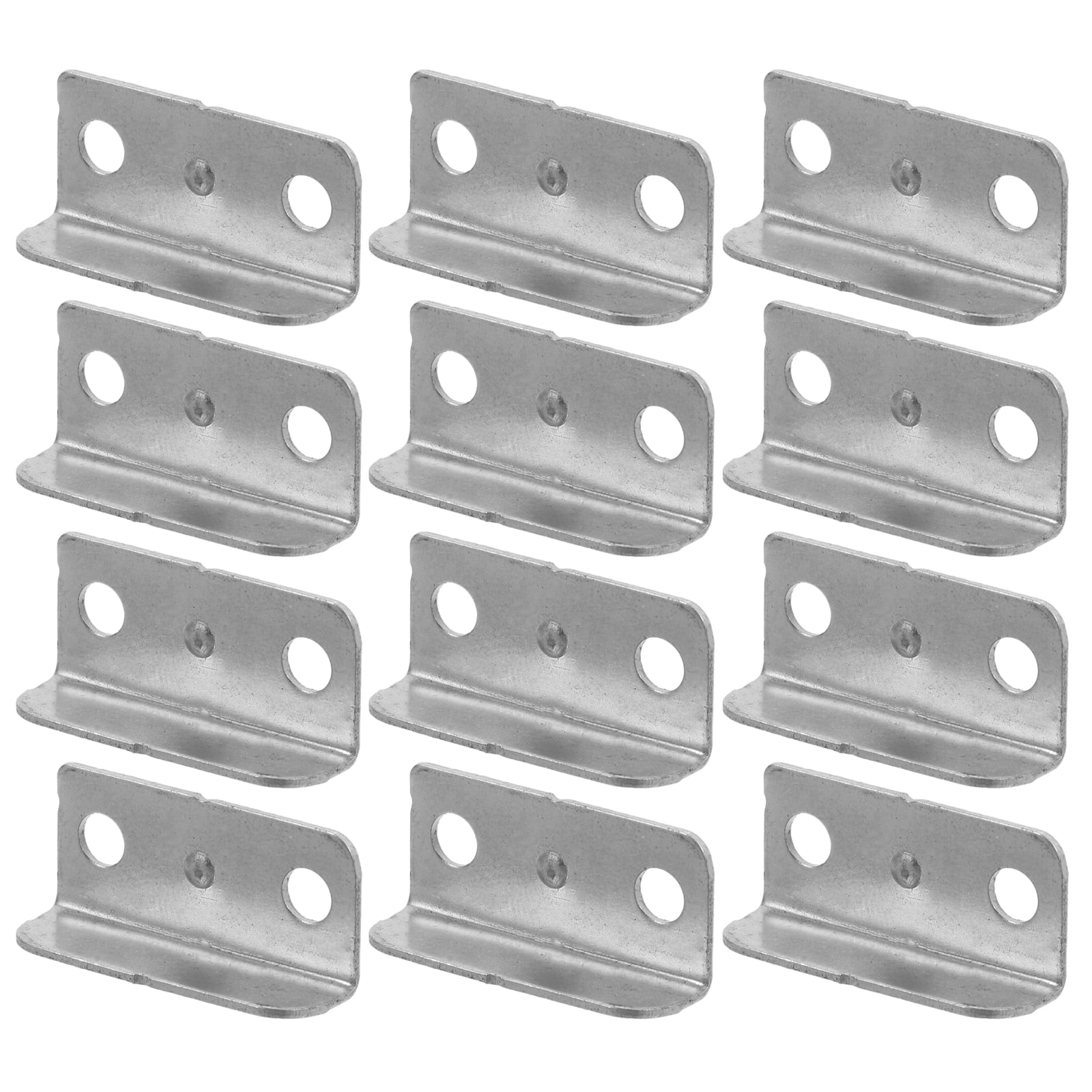 HEATSHAKING Drawer Lock Strike Plate L Shaped Silver 20Pcs 1.14X0.51X0 ...