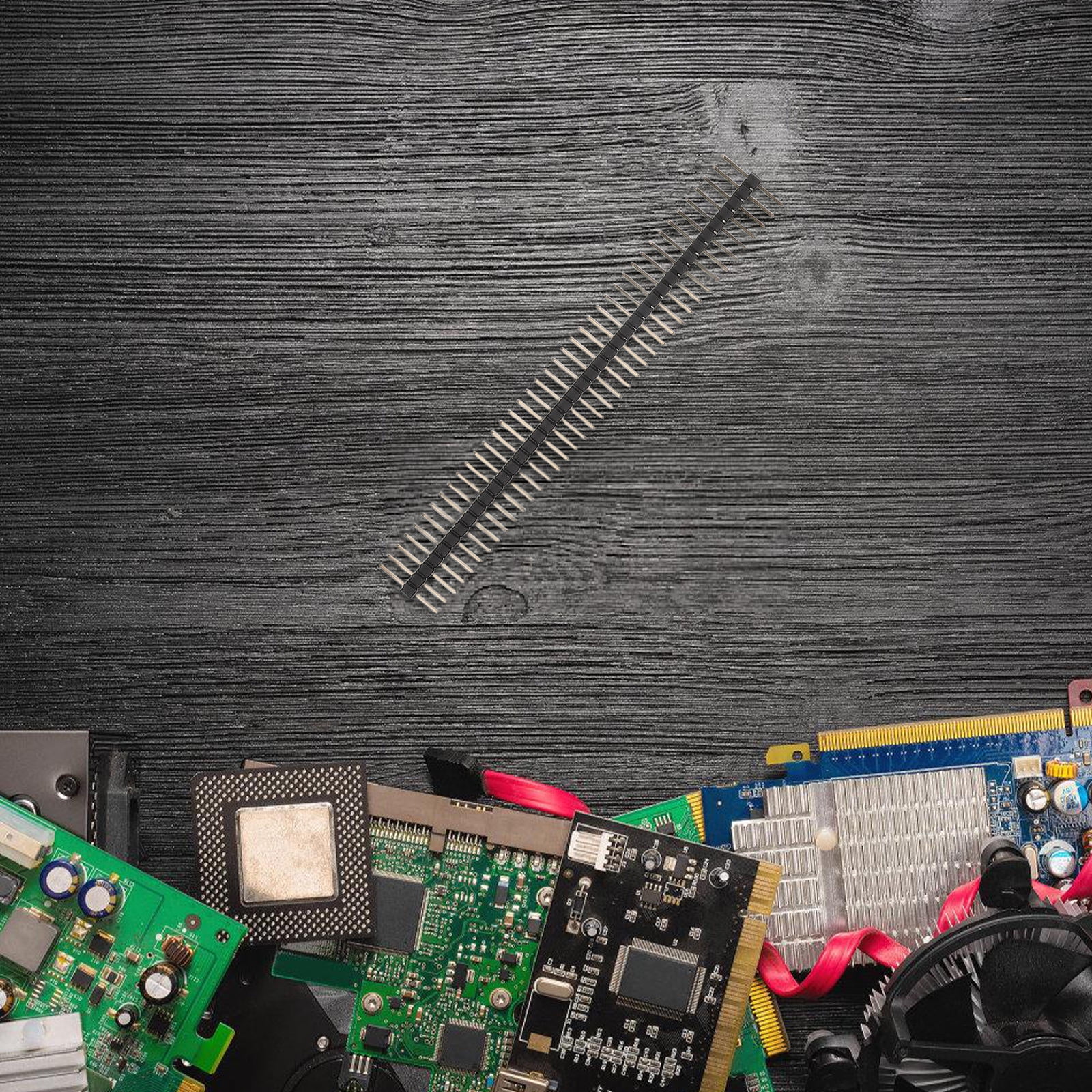 Masteelf 20pcs Long Pin Header Strip Female Pin Header Connector 40 Pin ...